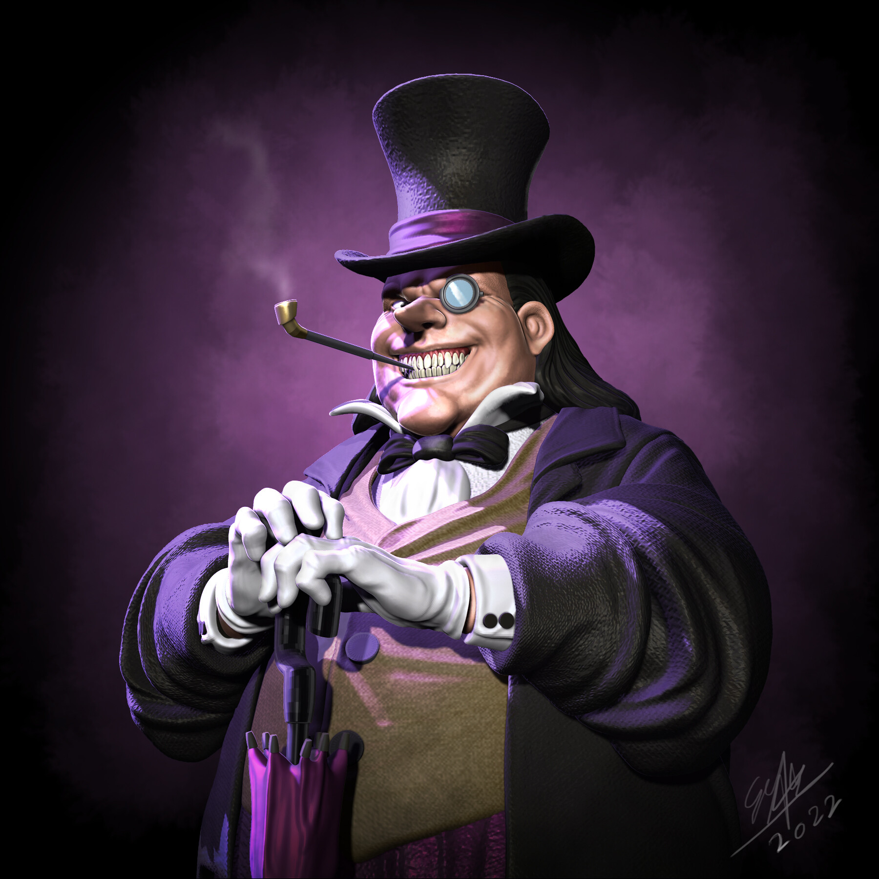 ArtStation - Oswald Cobblepot Fanart