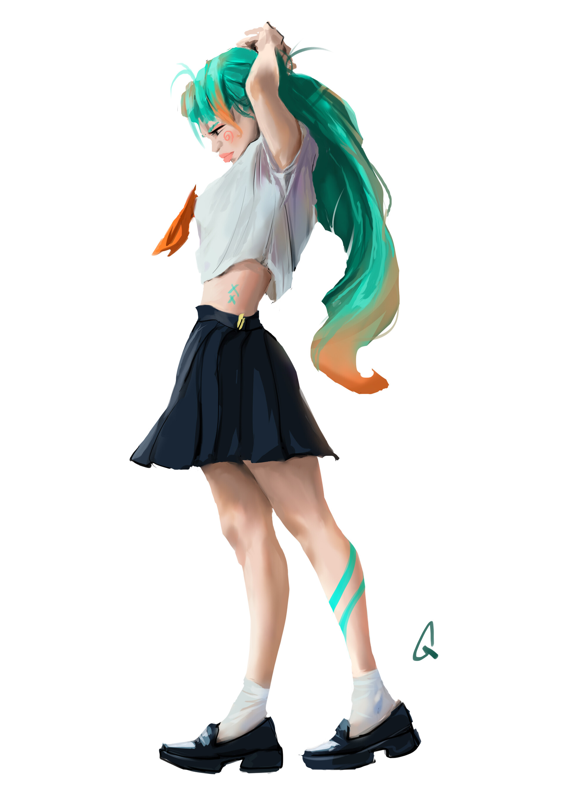 ArtStation - Energy Girl