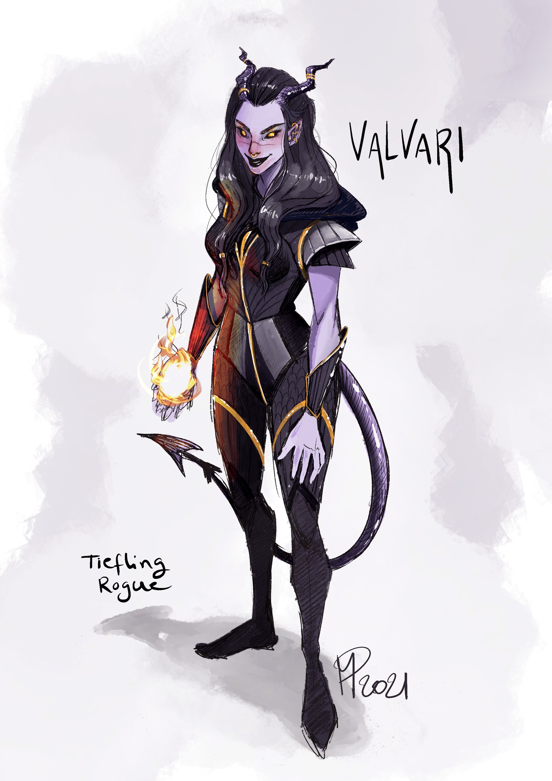Marianne Paulsen - DnD - character design Valvari