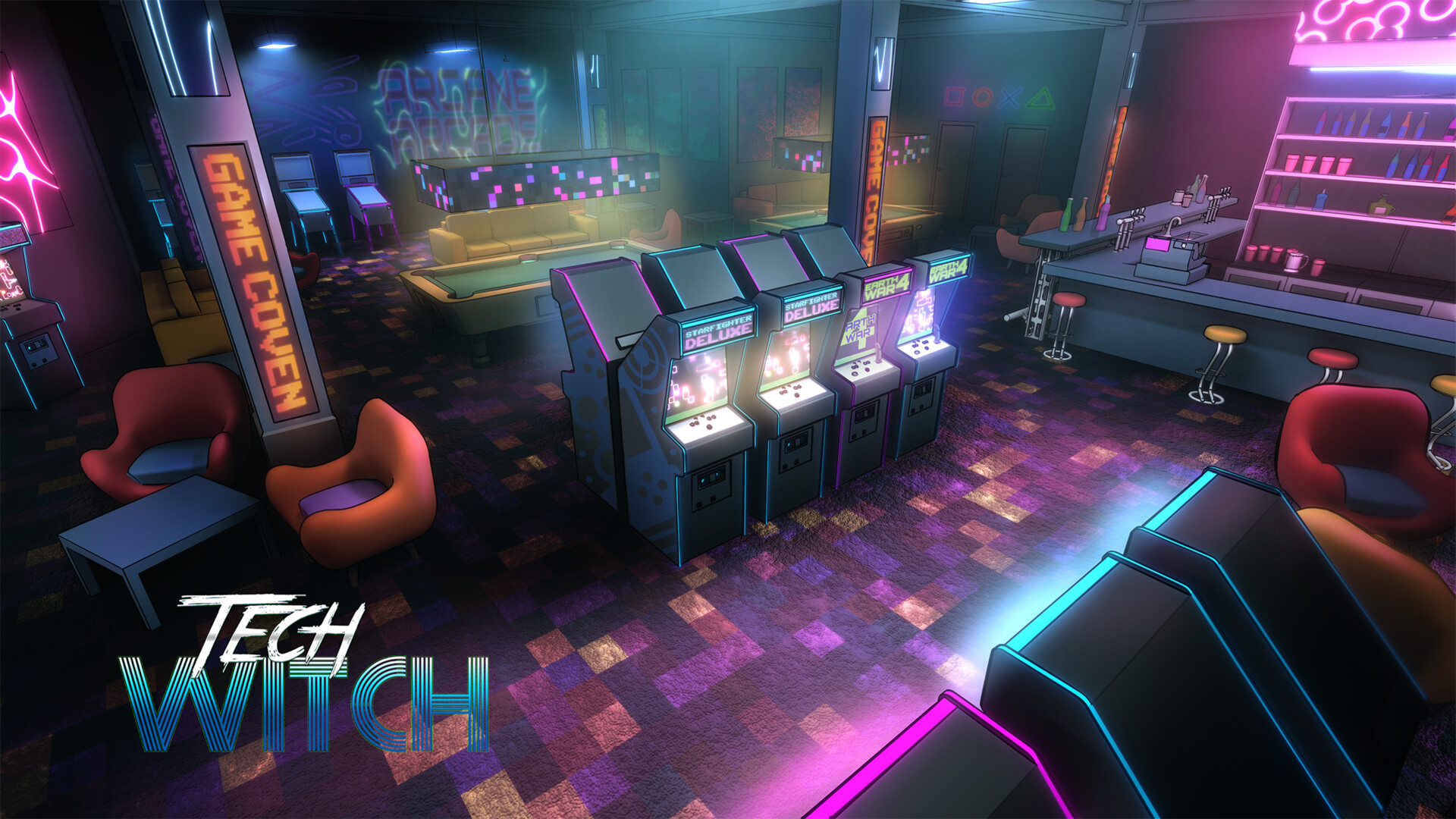 ArtStation - ARCADE: interior