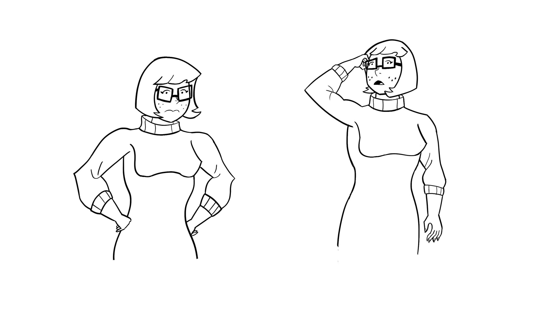 Scooby Doo Velma Coloring Pages Scooby Doo Velma Coloring Pages