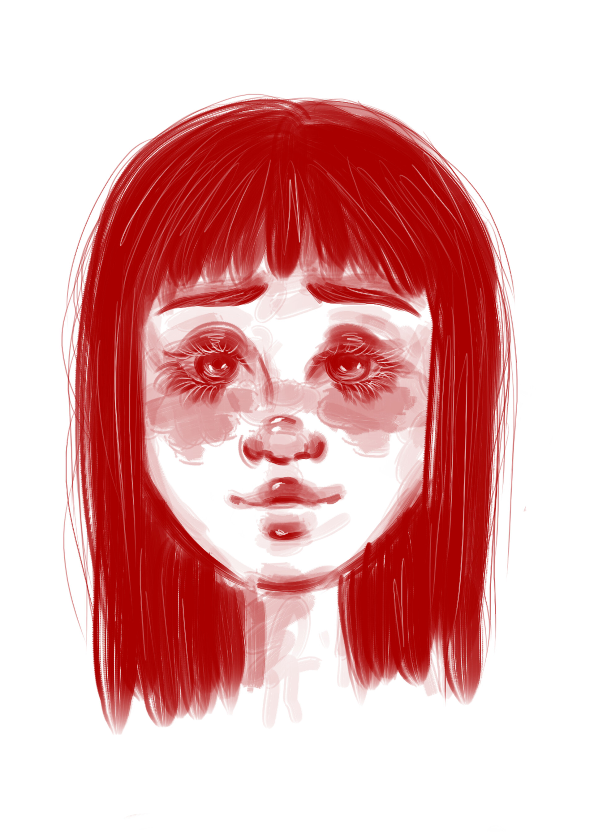 ArtStation - Sketchy girl 🤔
