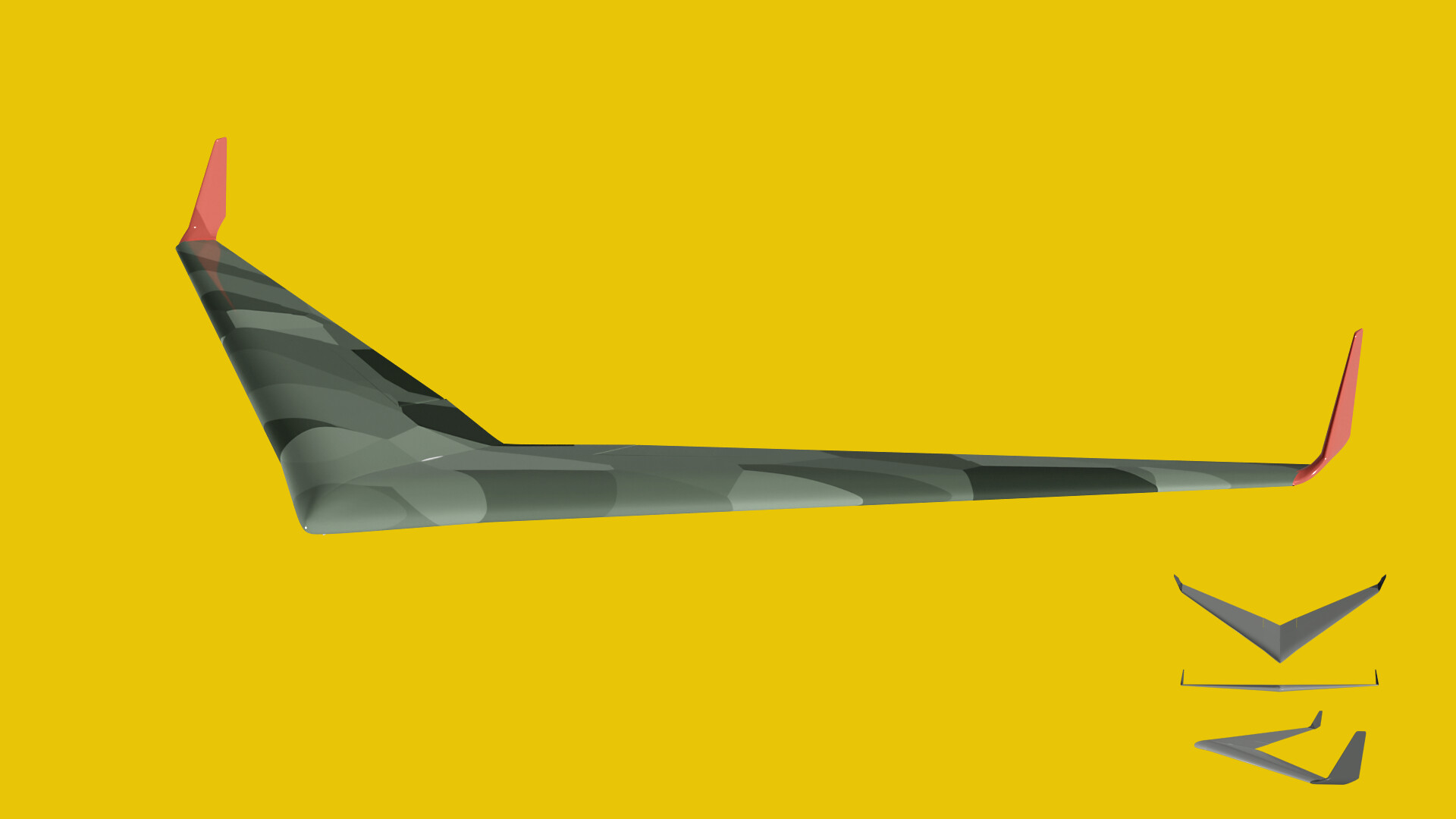 ArtStation - Zagi Flaying Wing