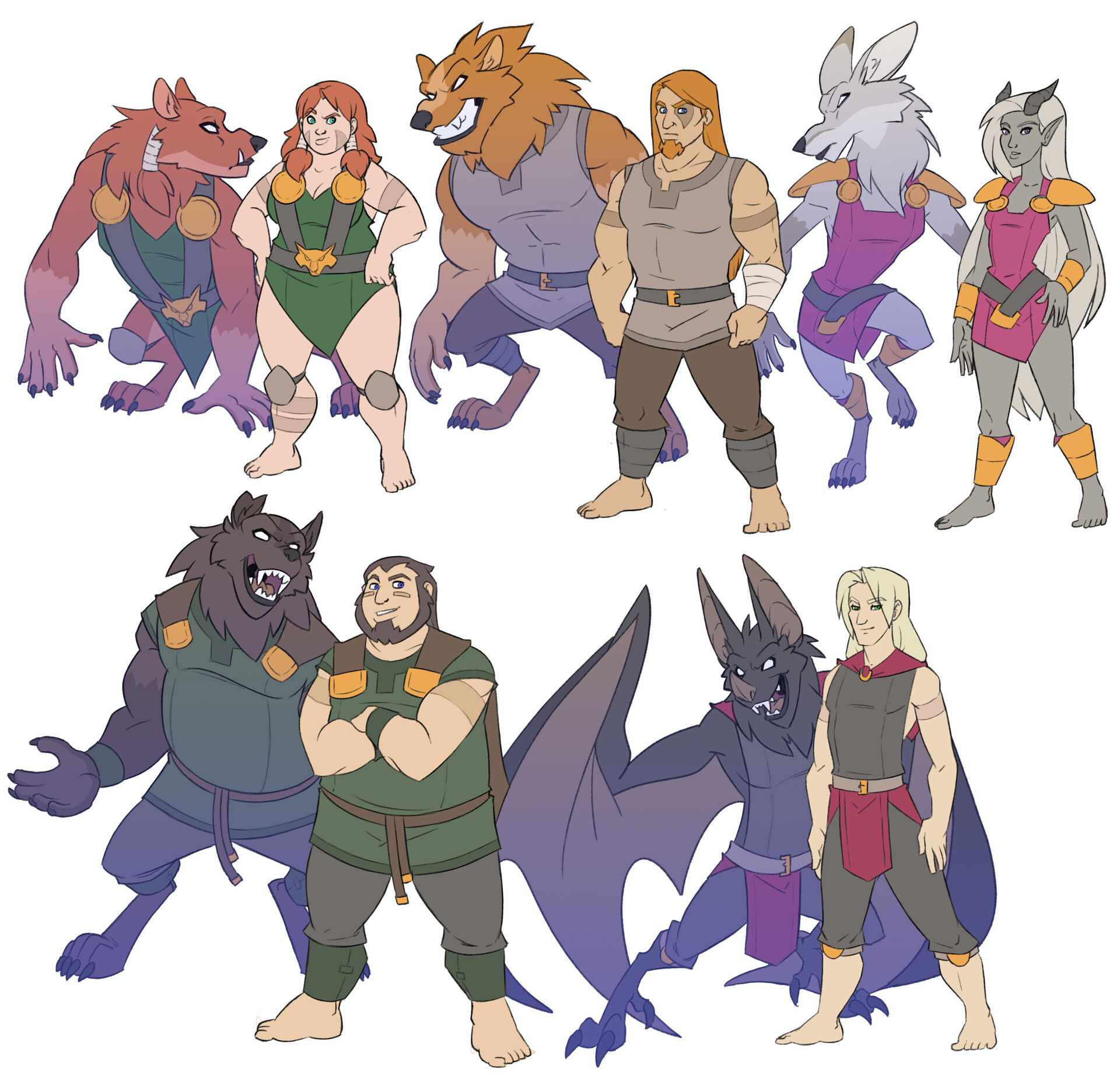 ArtStation - VARULV Reboot Character Concepts