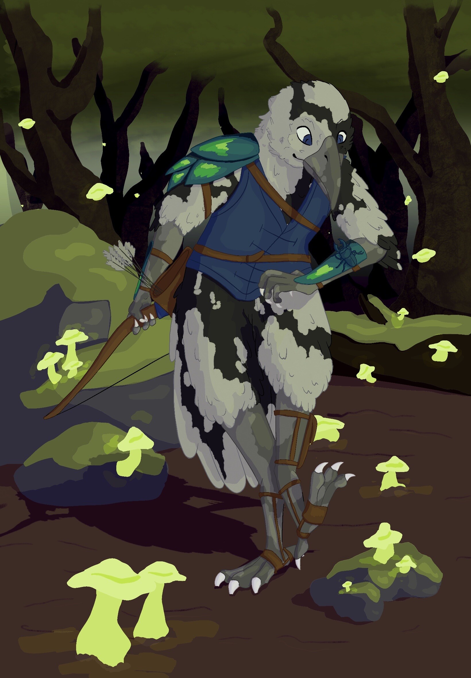 ArtStation - Cicada Song (DnD character)