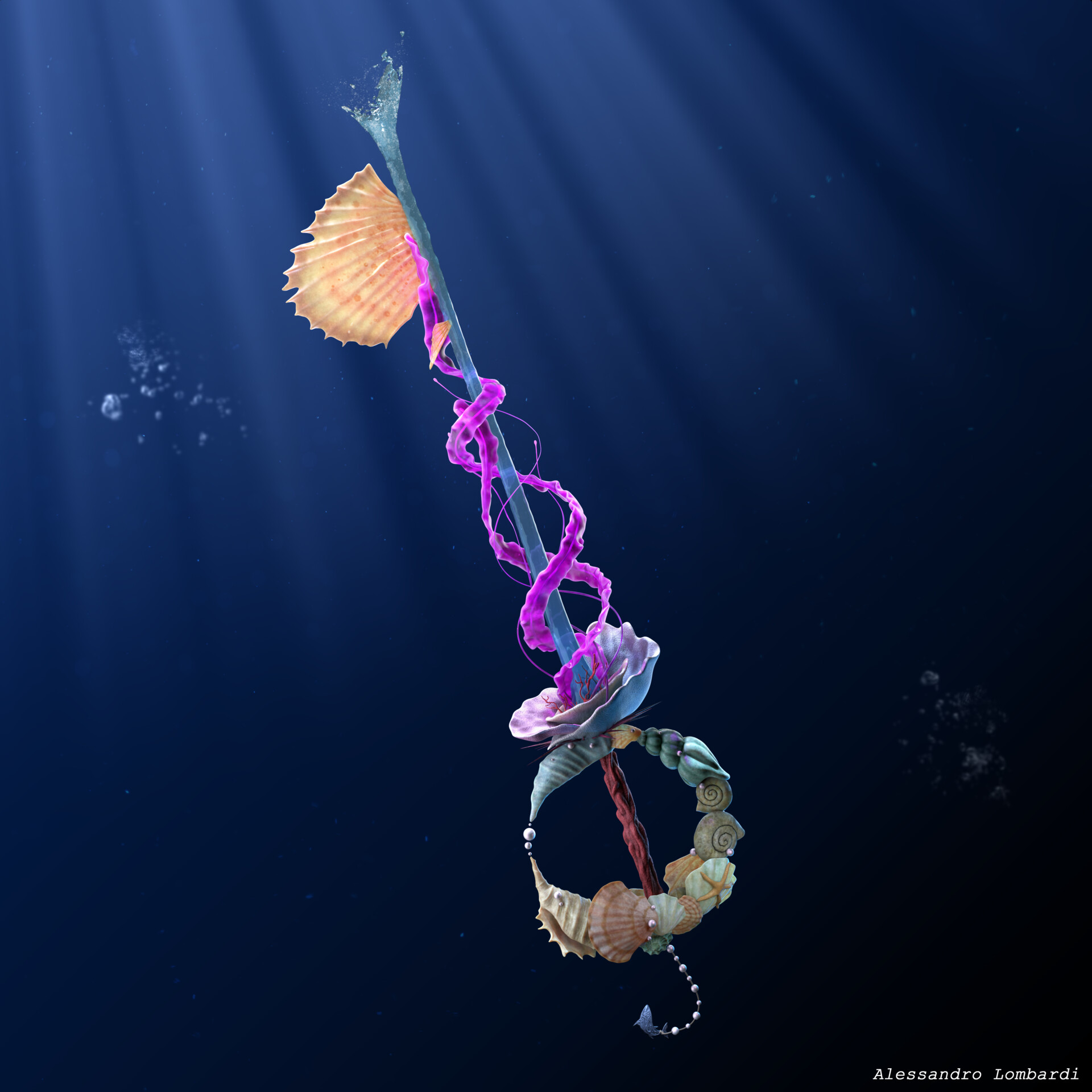 ArtStation - Kingdom Hearts - Keybalde Call Of The Ocean