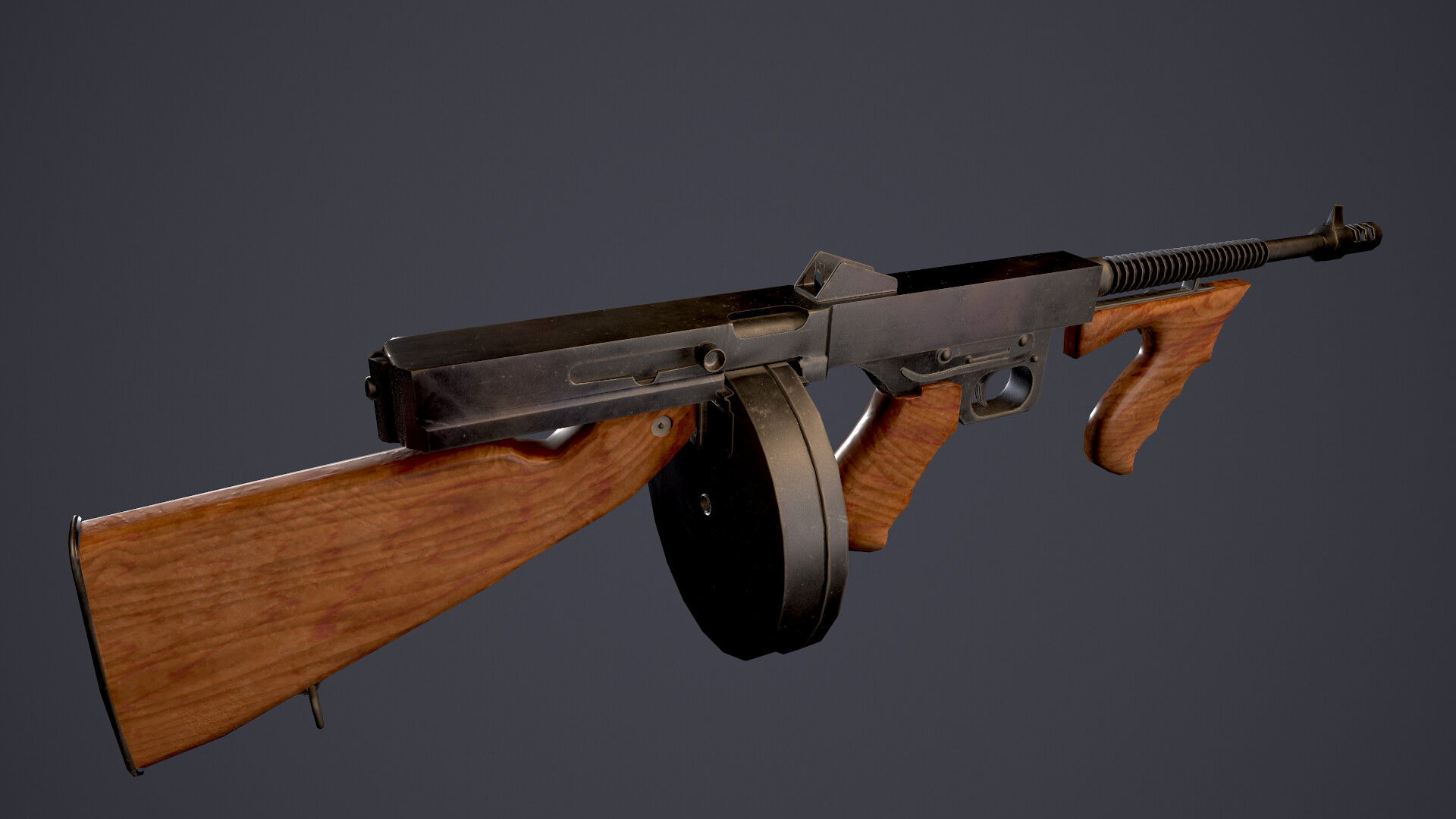 ArtStation - Bullpup Thimpson M 1928