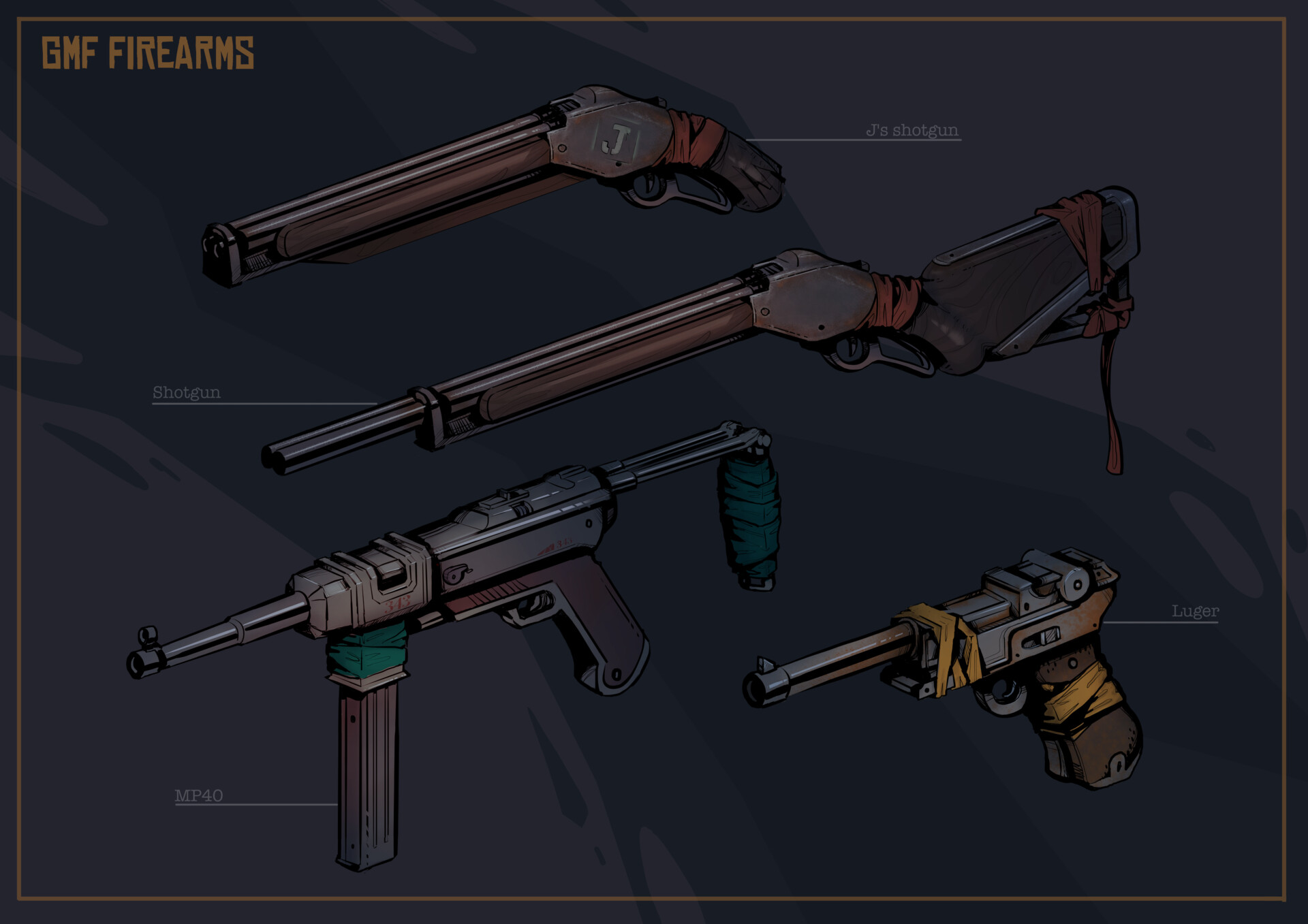 ArtStation - GMF Merchants and some goods