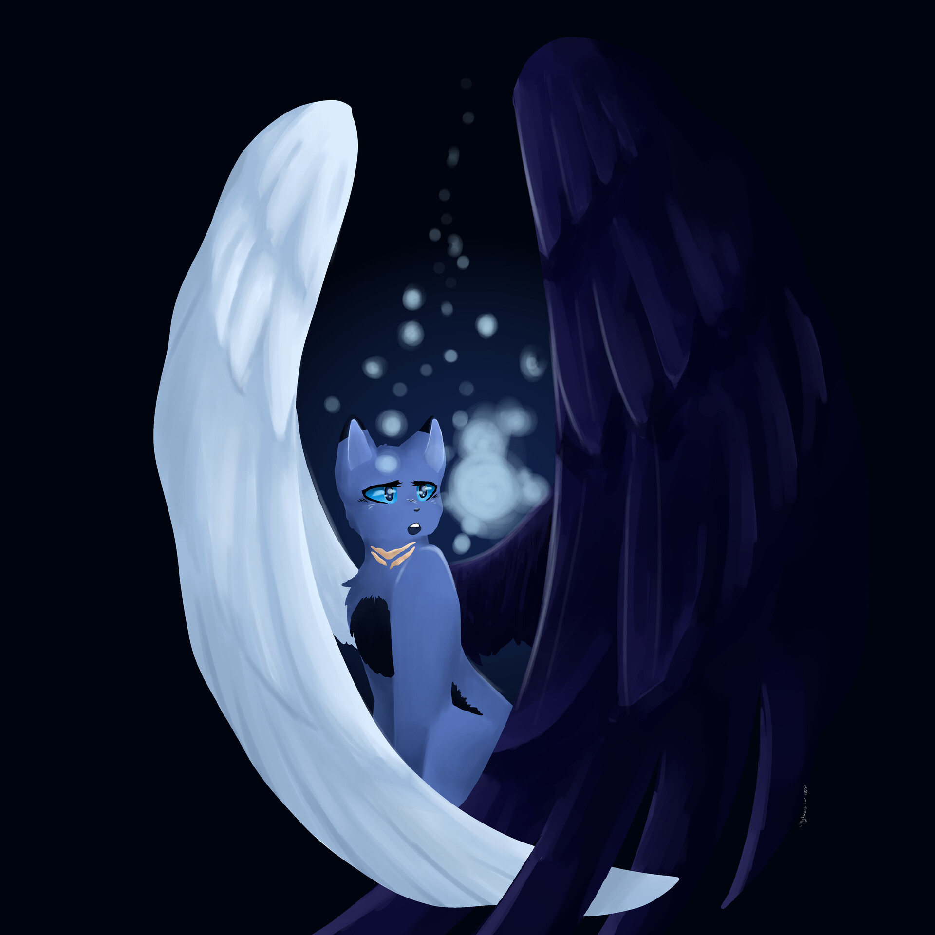 ArtStation - Winged Cat