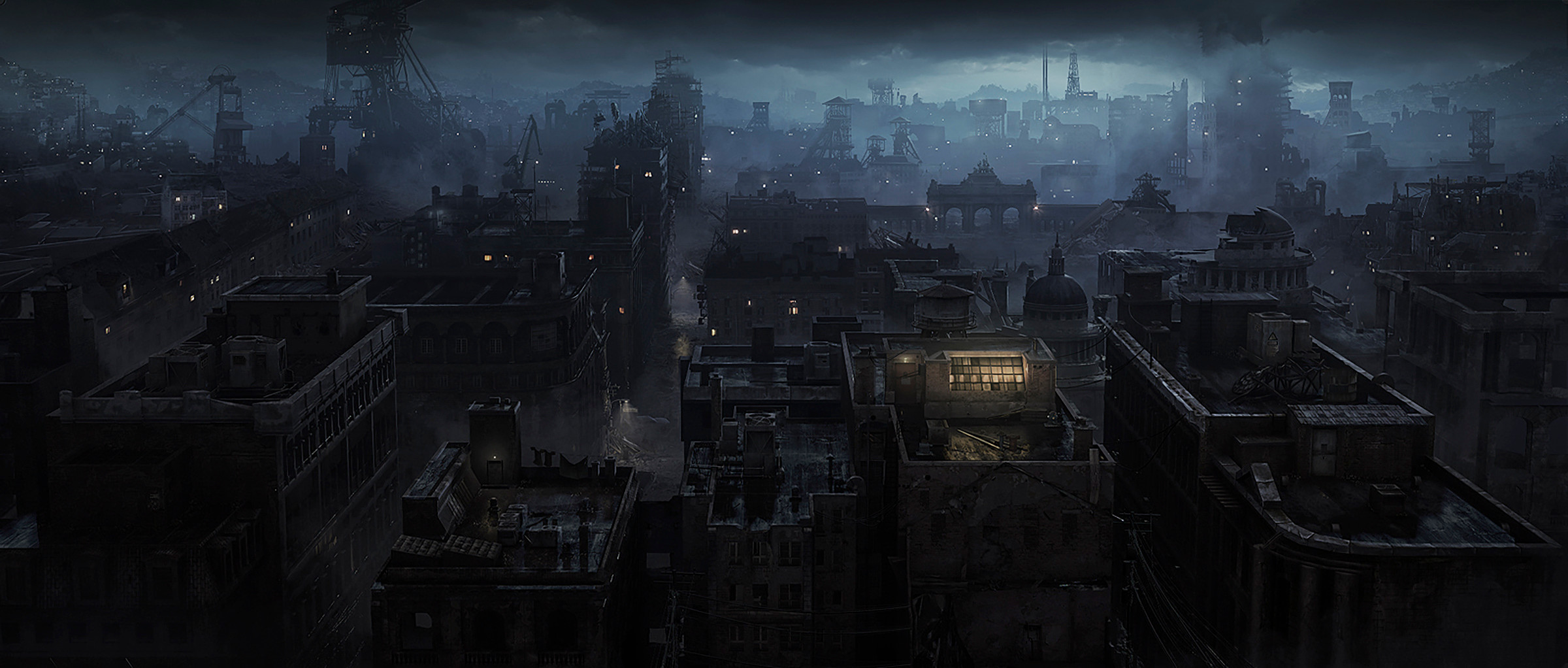 Philippe Langlois - Upside Down - Matte Painting