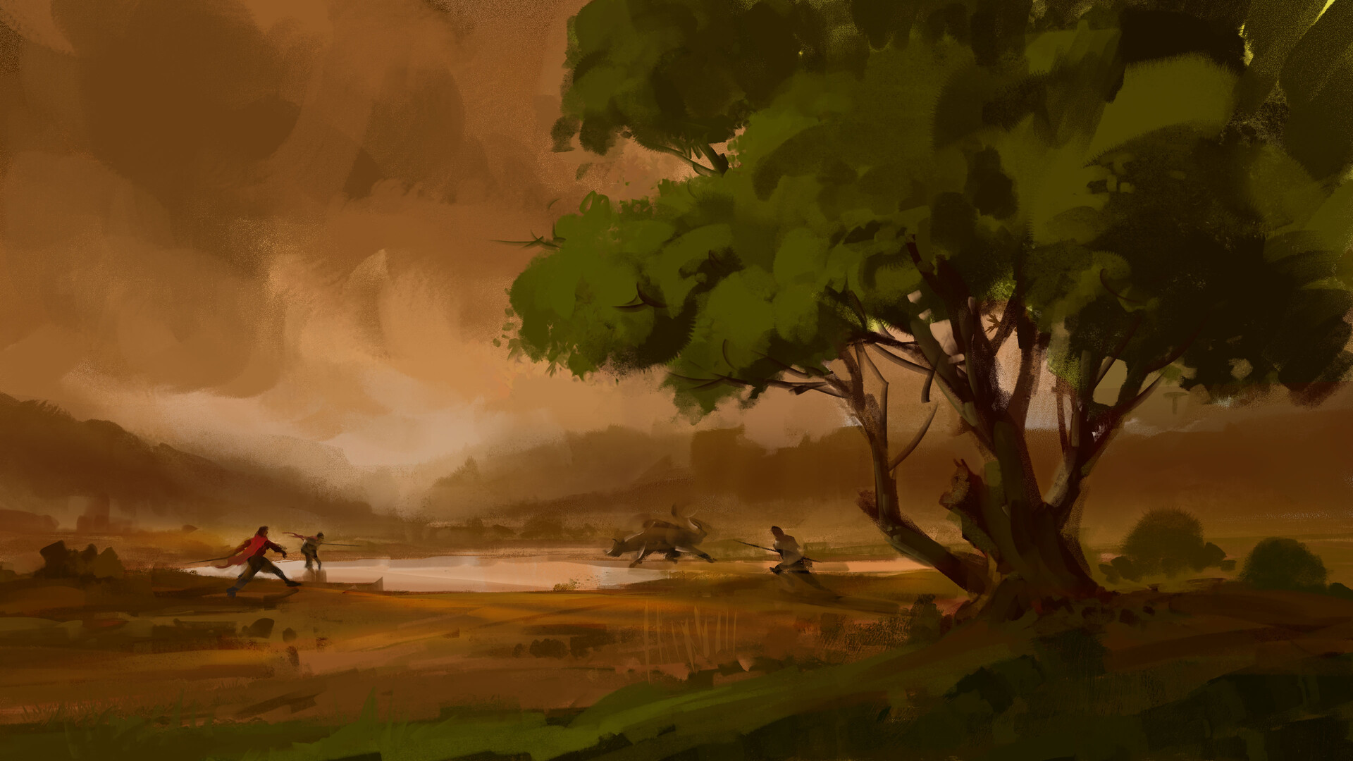 ArtStation - Hunting Environment Concept Art