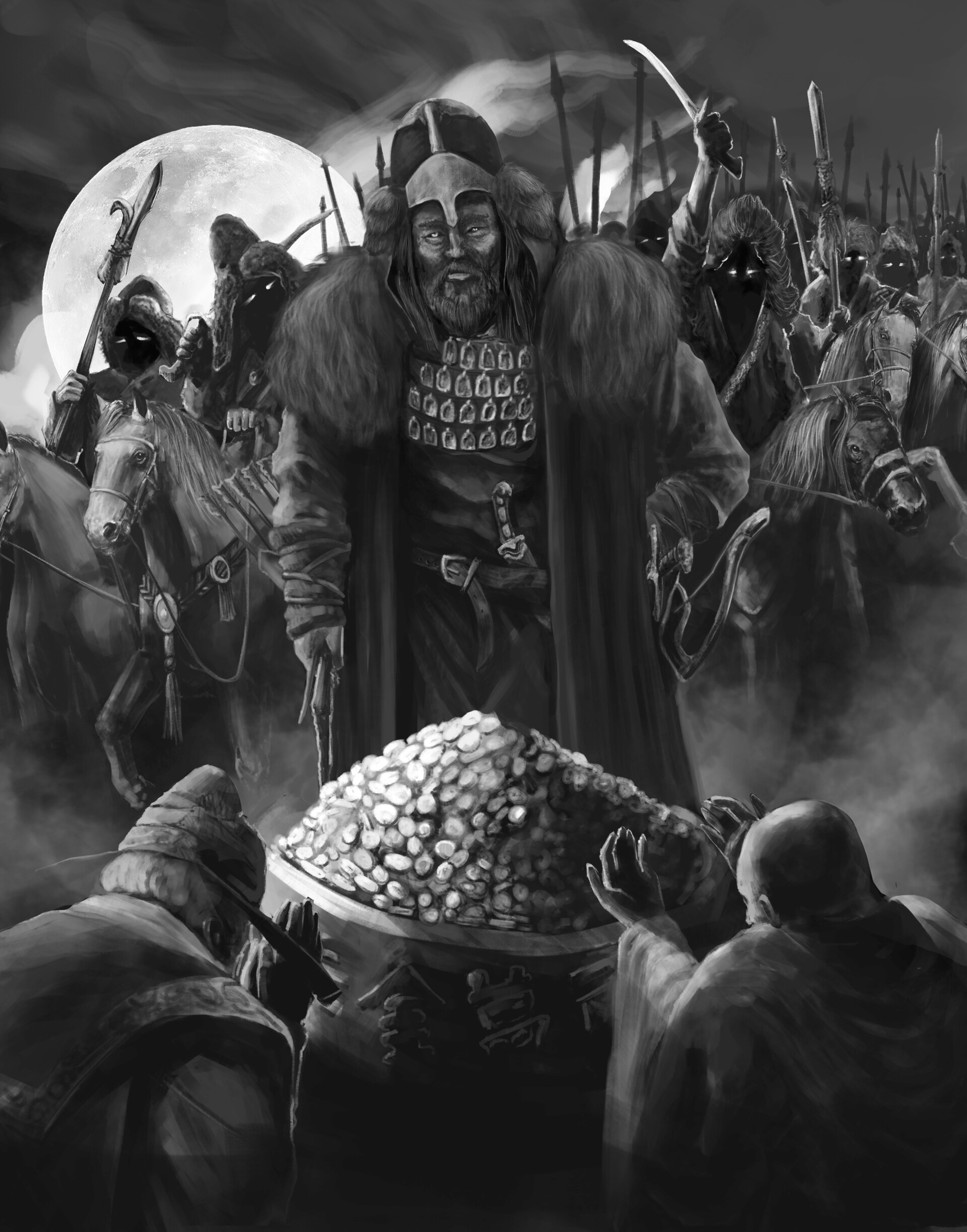 ArtStation - Subedei. The horseman who conquered the universe.