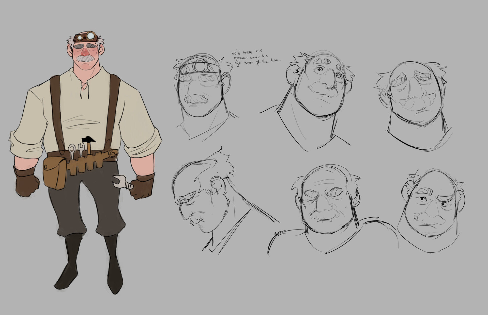 ArtStation - Steampunk Pinocchio (Geppetto)