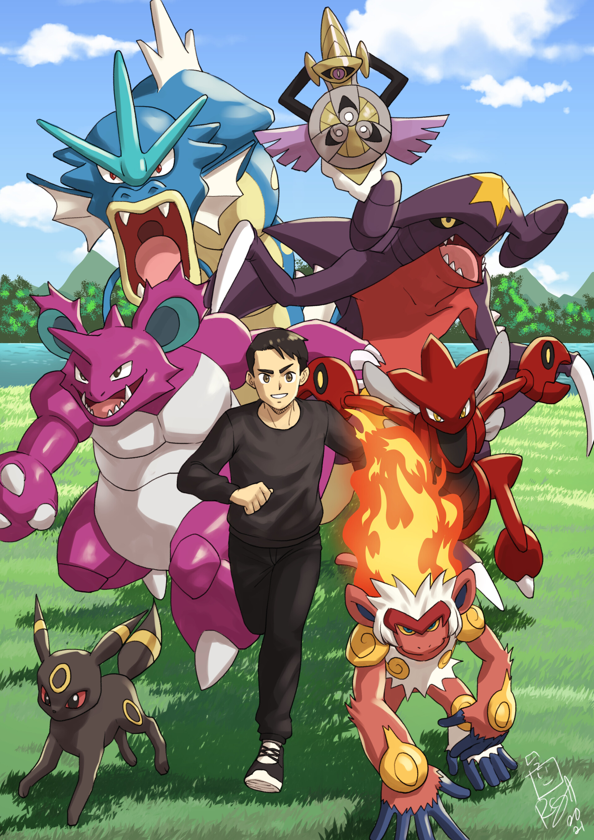 ArtStation - Pokemon Commission artwork