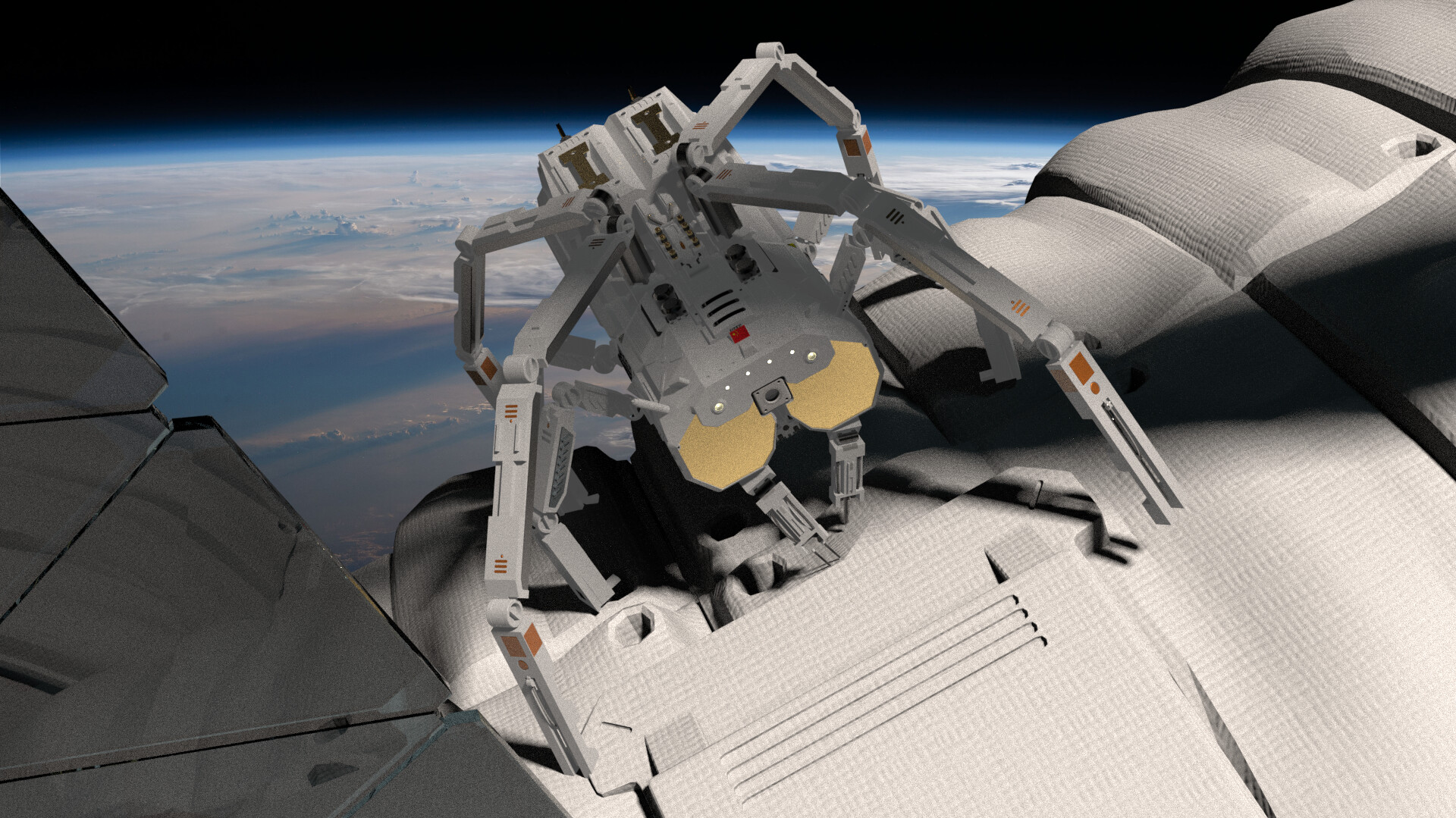 ArtStation - Tian Shu robot_Tetrobot and Co