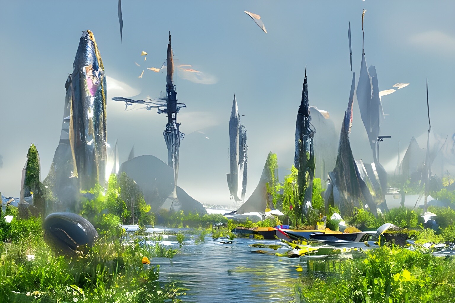 ArtStation - Futuristic city