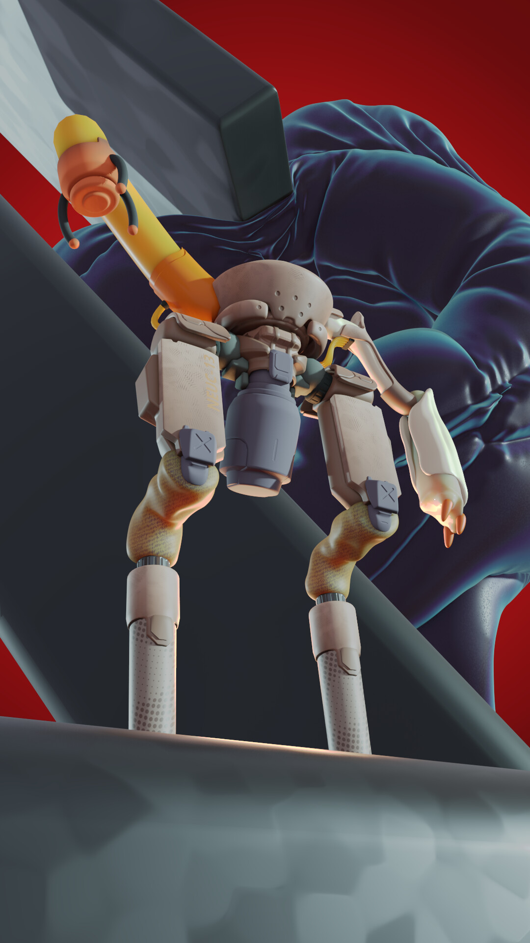 ArtStation - 3D Model from Brother Baston tetraline concept