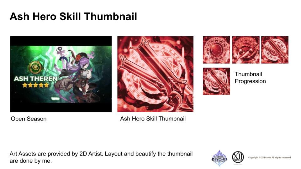 ArtStation - Shining Beyond - Ash Hero Skill Thumbnail