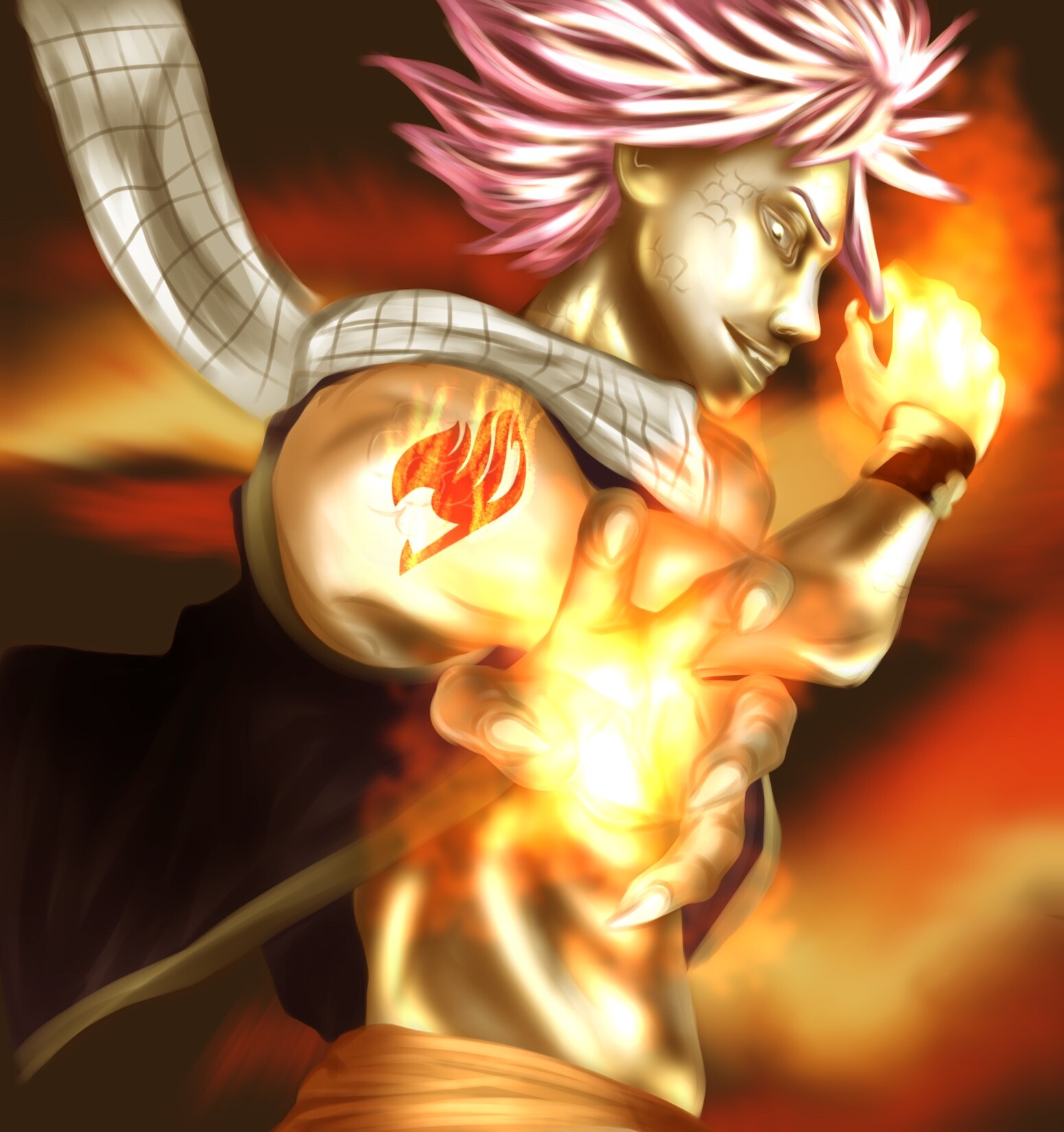 ArtStation - Fairy Tail - Natsu Dragneel (fanart)