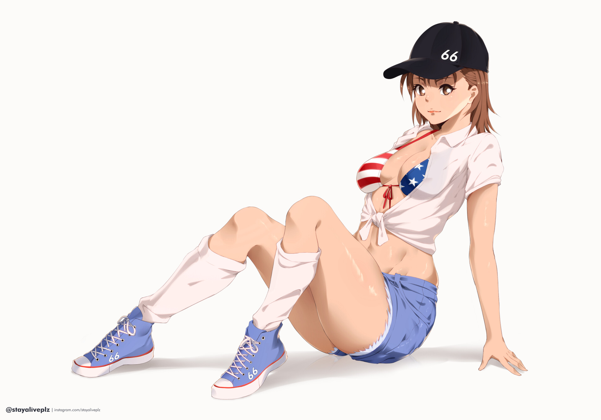 ArtStation - Misaka Mikoto commission works (from Toaru series)