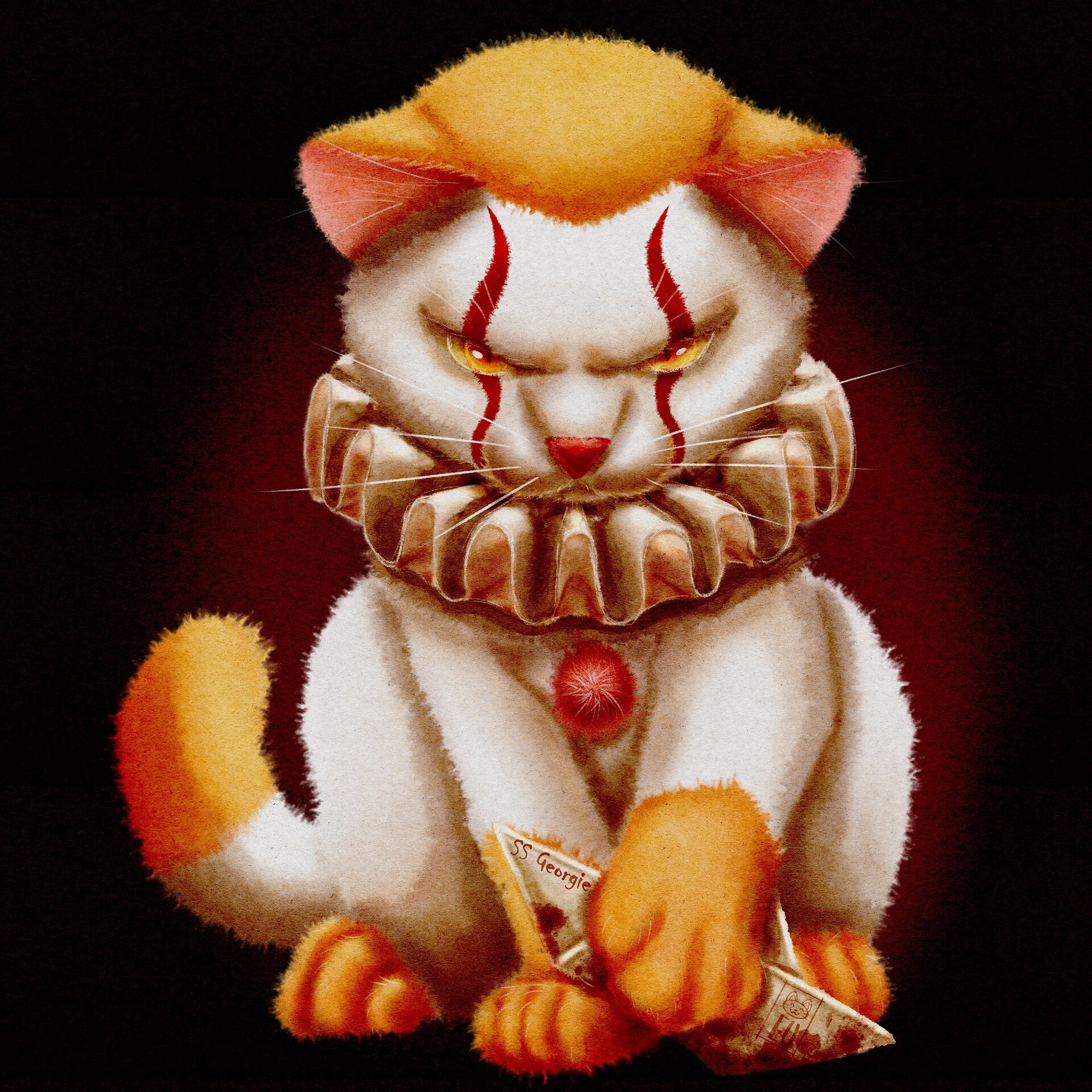 ArtStation - Pennywise cat