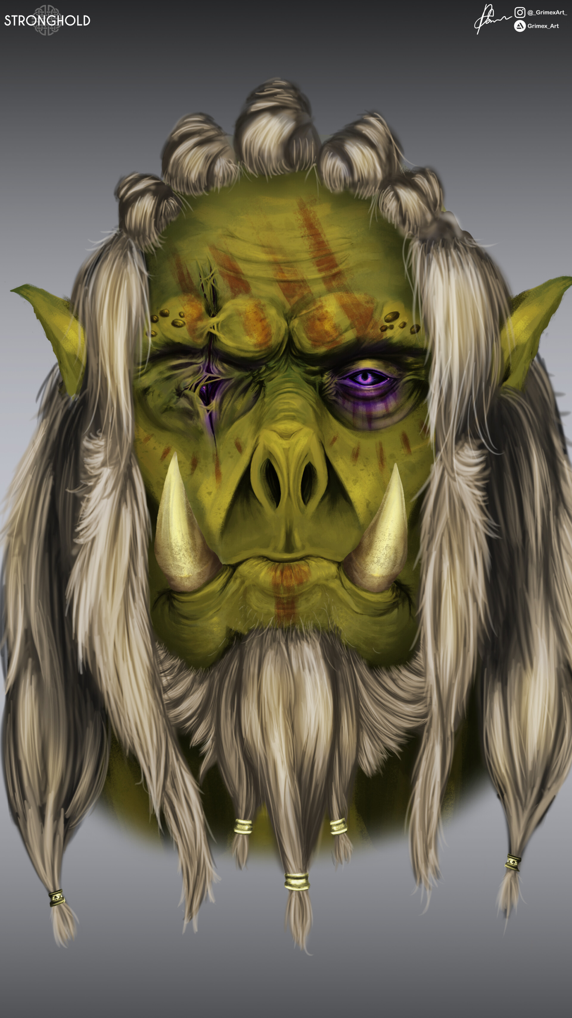 ArtStation - Orc Portrait B