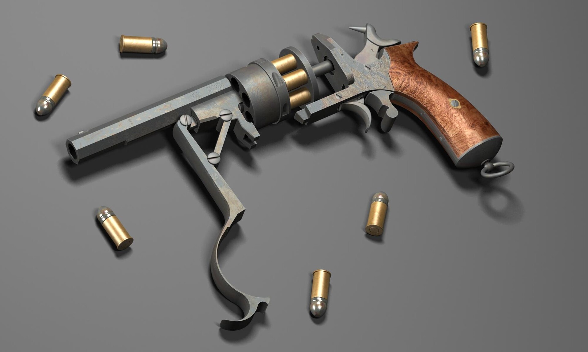 ArtStation - Revolver Galand Mod.1872