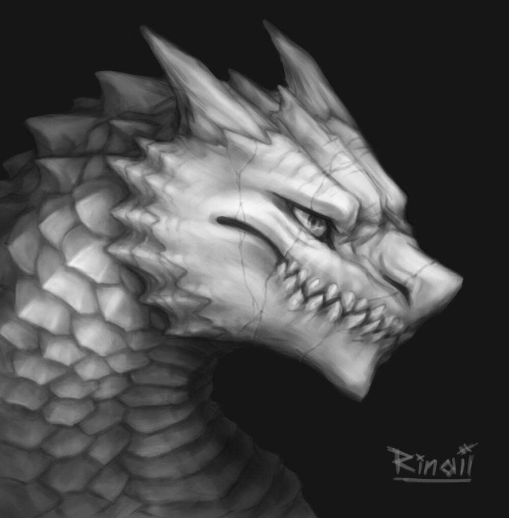 ArtStation - Stone Dragon