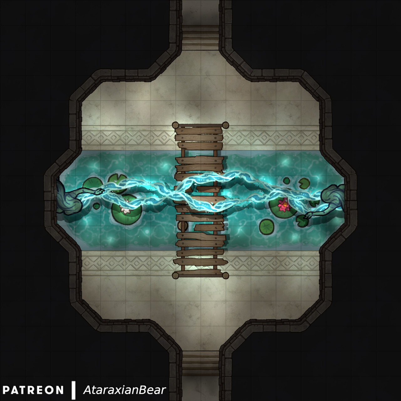 ArtStation - Magical water obstacle