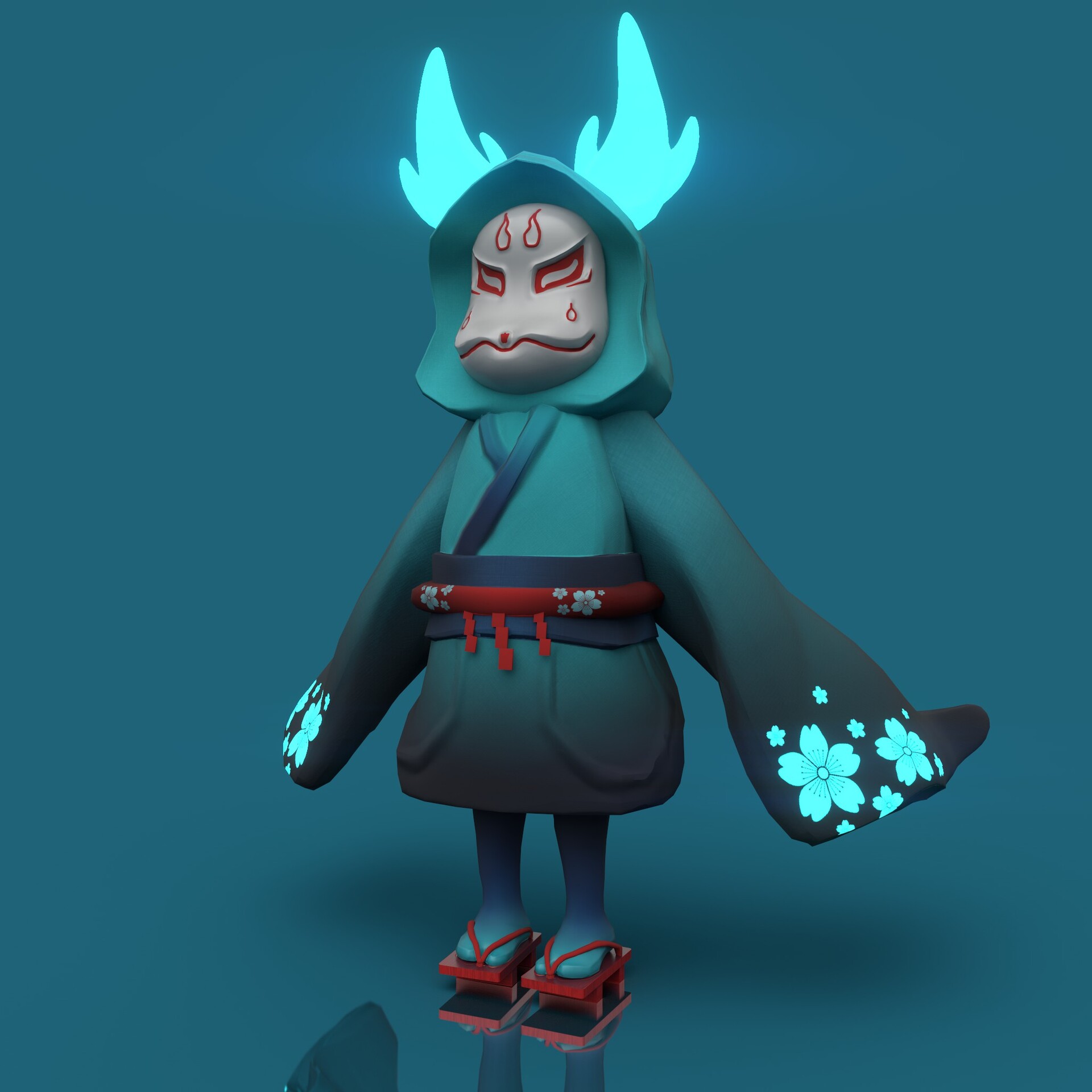 ArtStation - Meru - 3D Japanese Character Concept