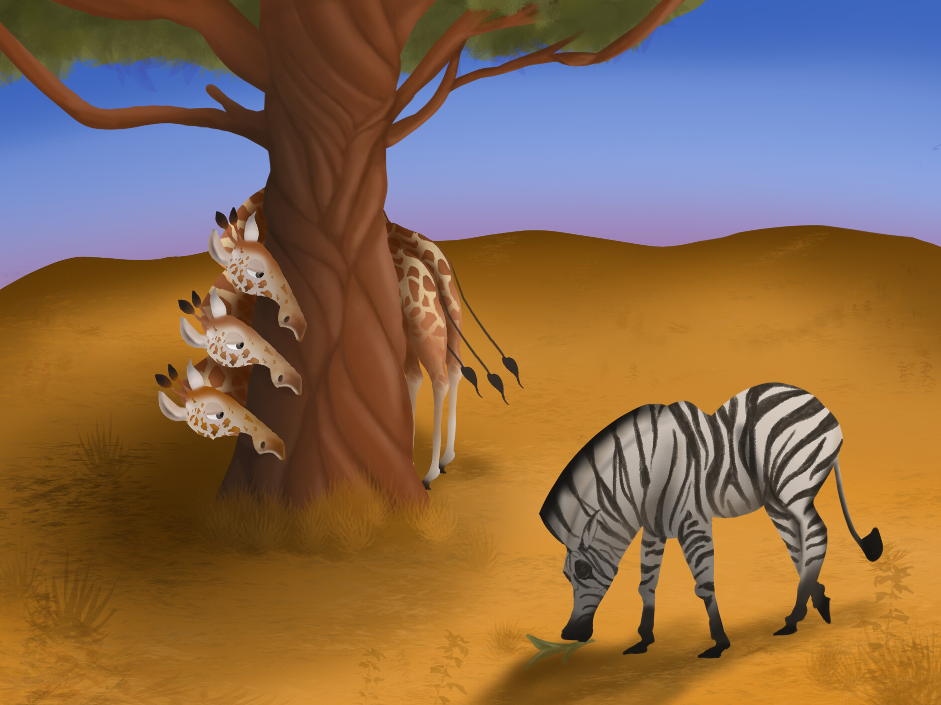 ArtStation - Collaboration Project - Zebra & Snobsters Previs