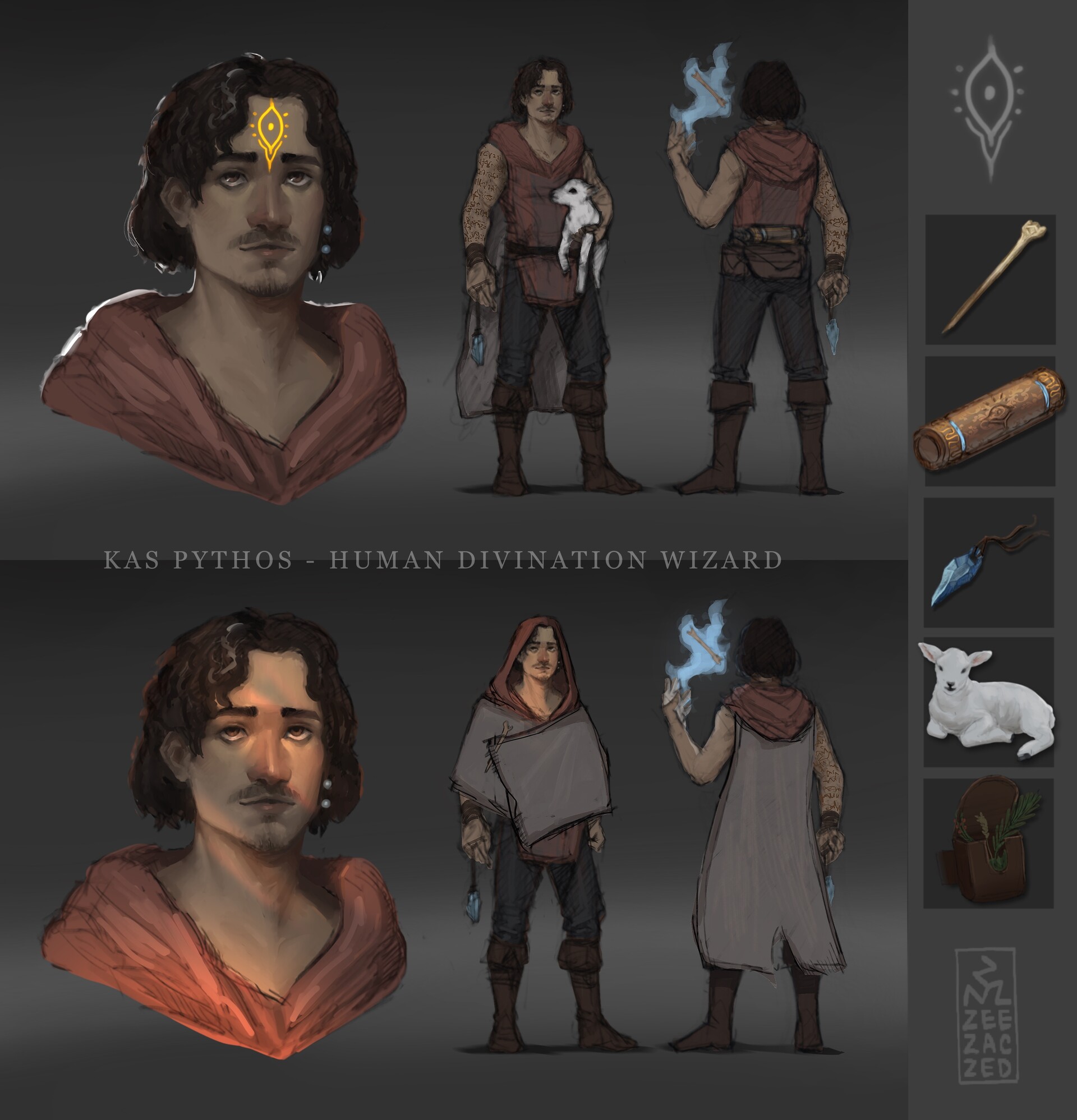 ArtStation - Kashton the Wizard