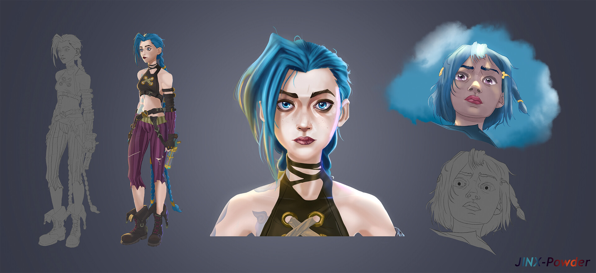 ArtStation - Jinx-Powder