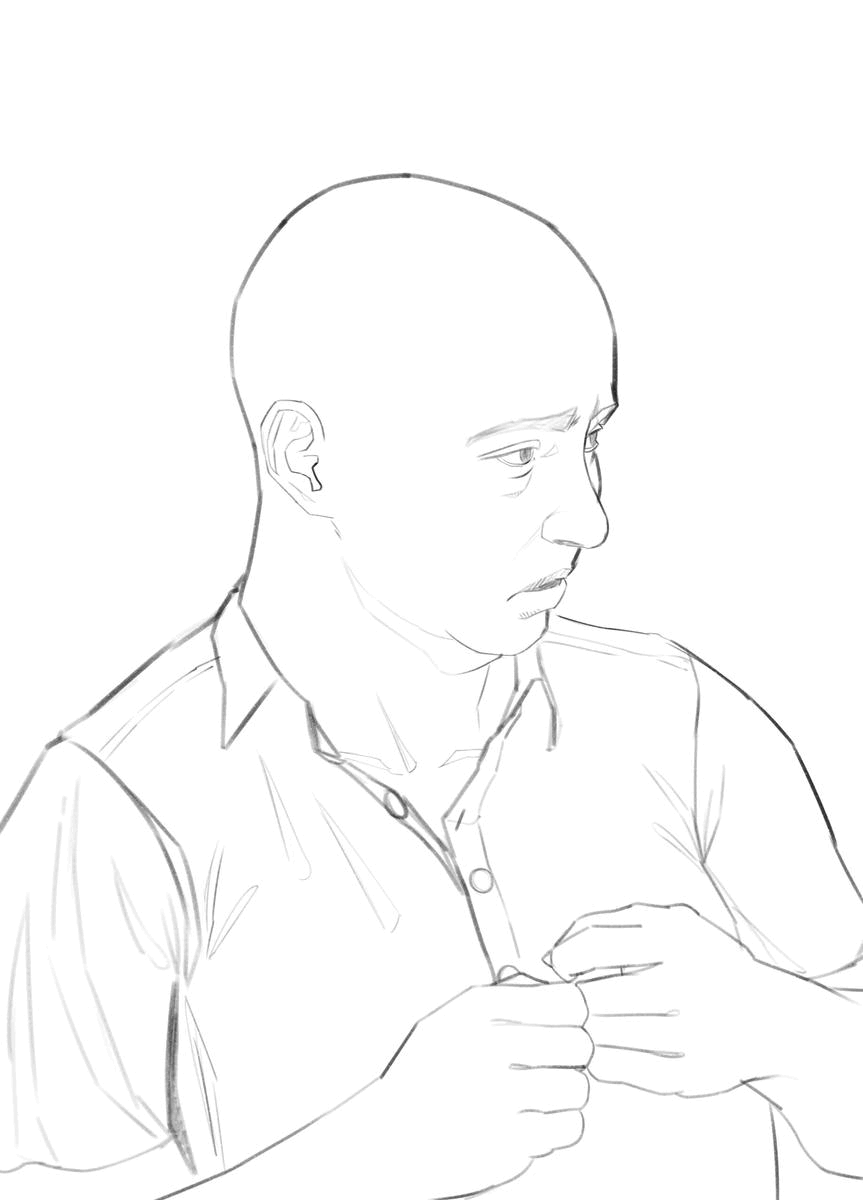 thinking man gif origin