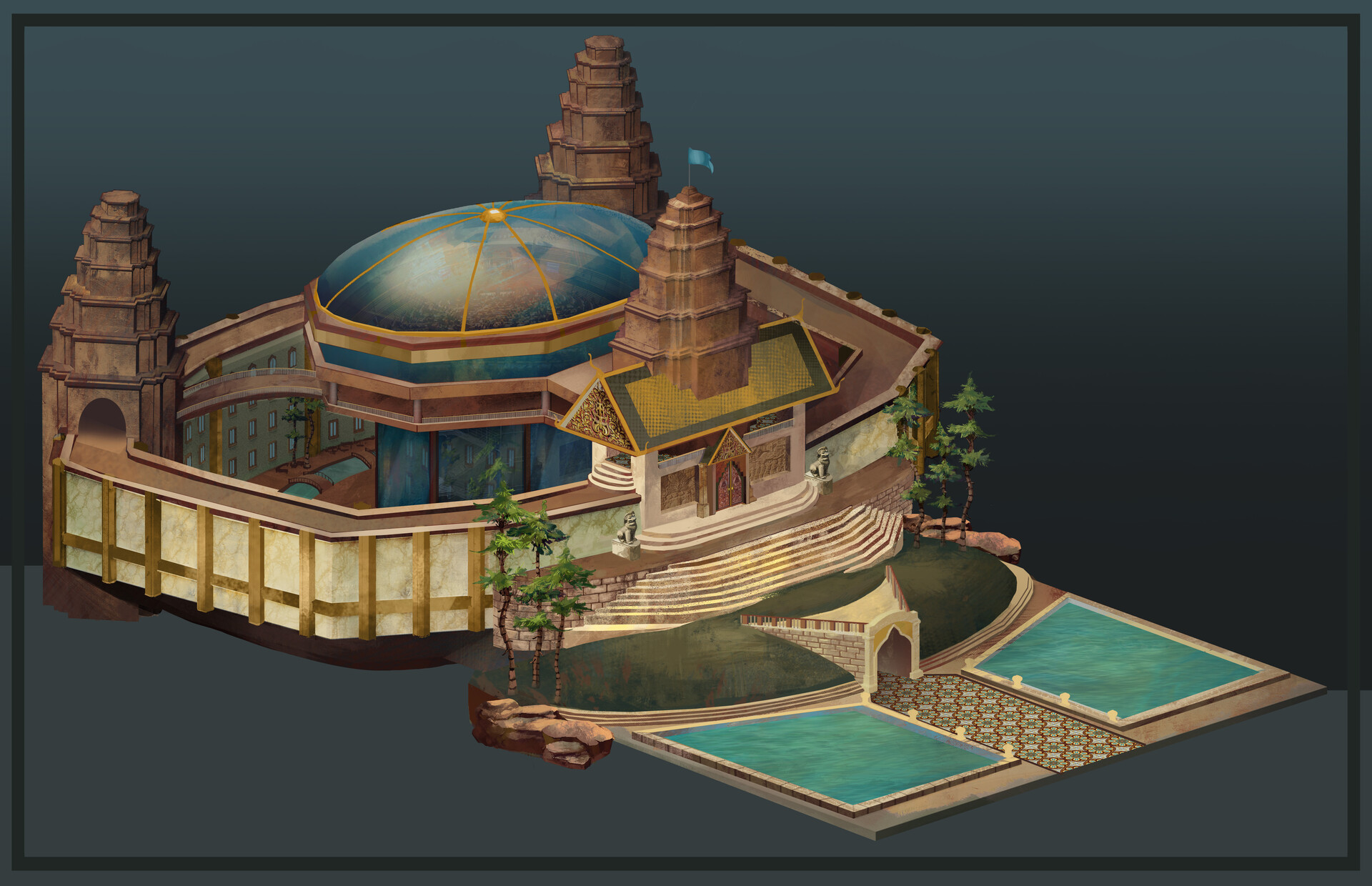 ArtStation - Parliament Building Concept