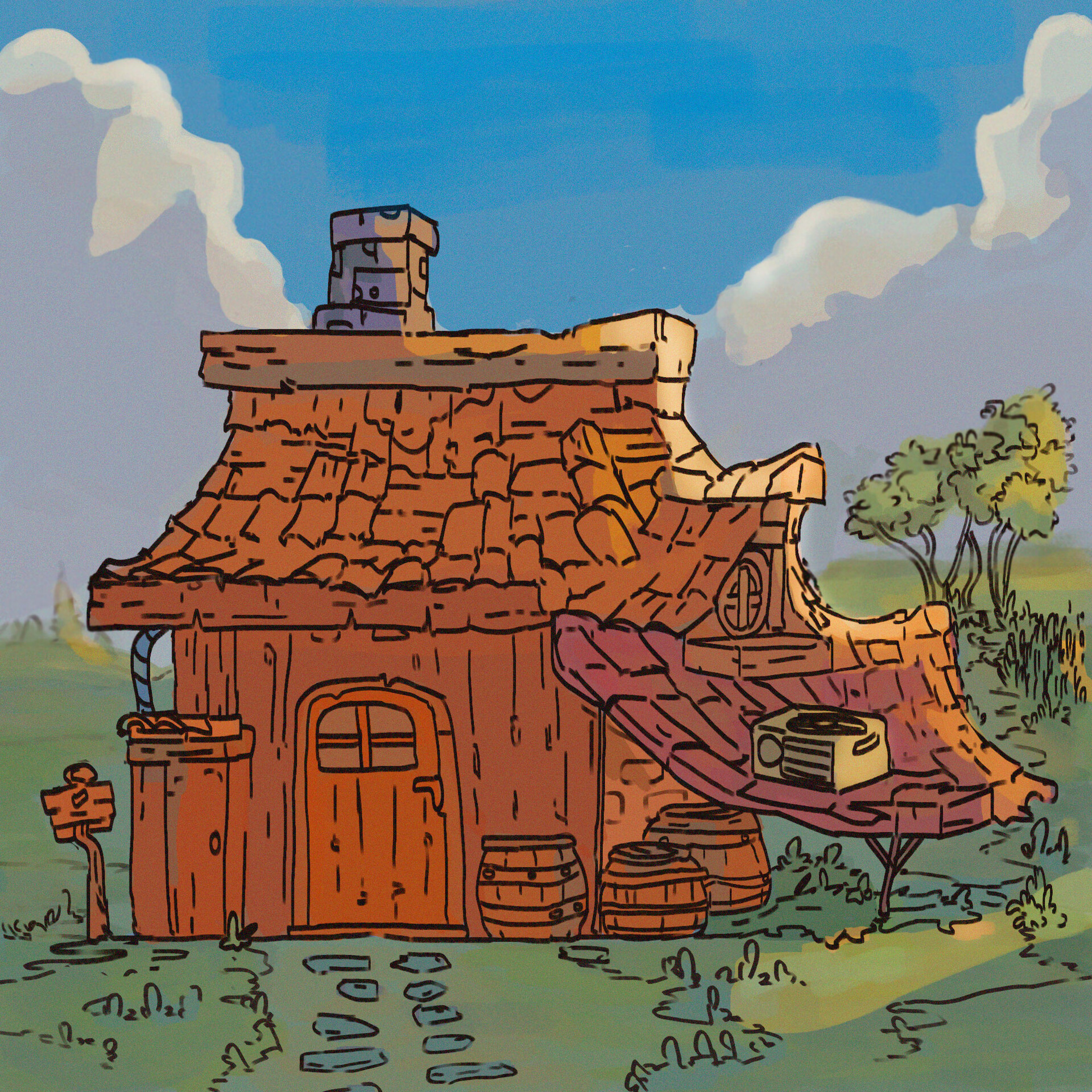 ArtStation - la maison de rêve