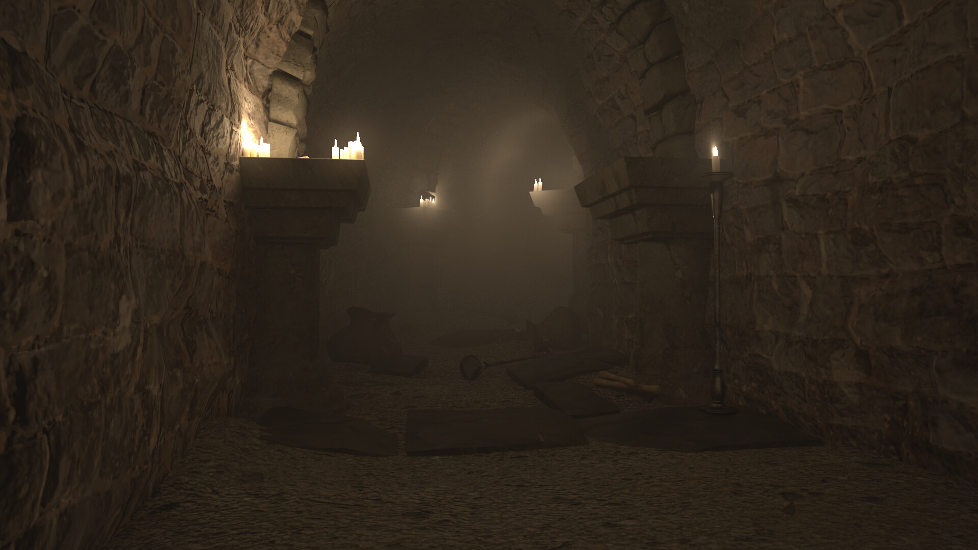 ArtStation - Medieval Dungeon Tunnel
