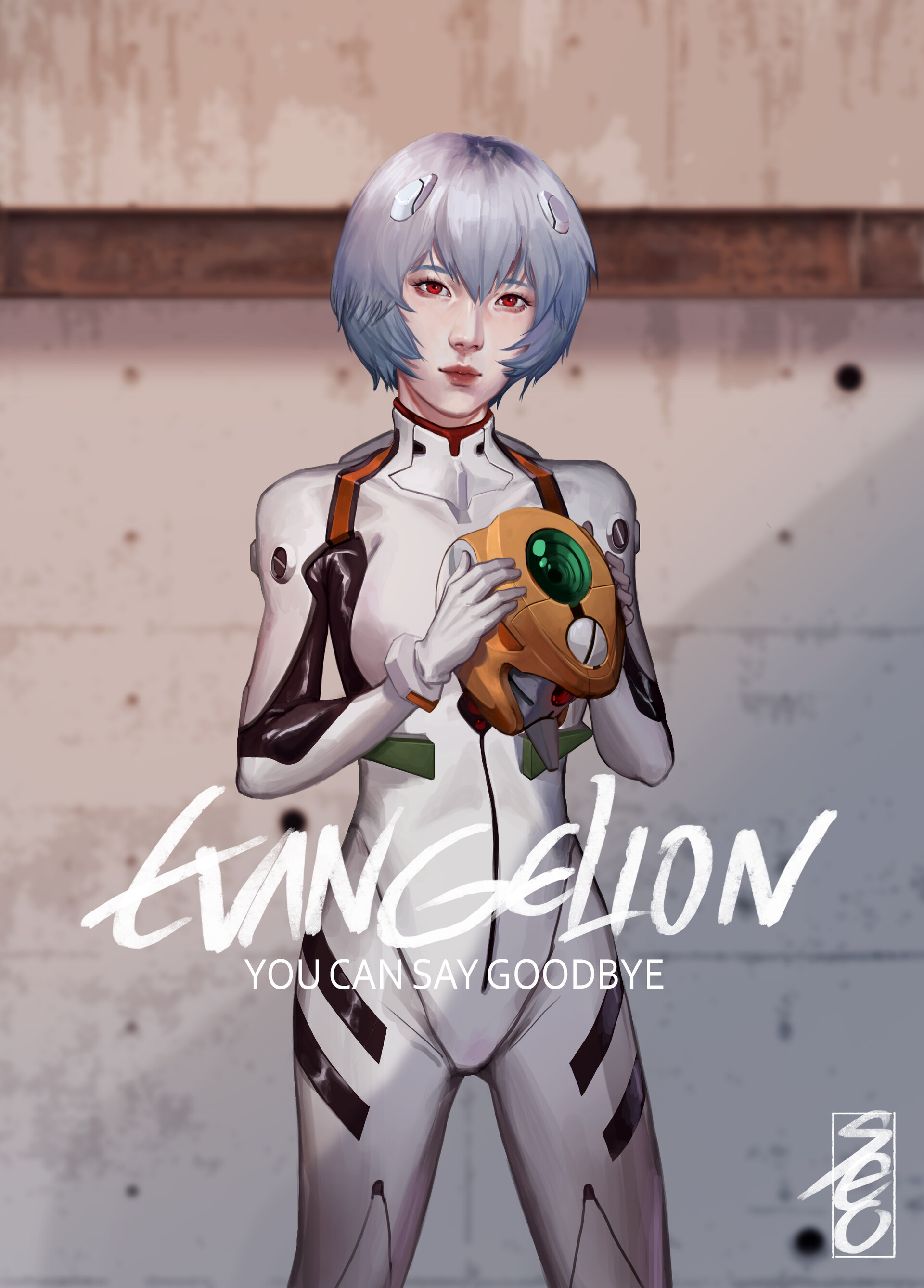 ArtStation - Rei - Evangelion Fan Art
