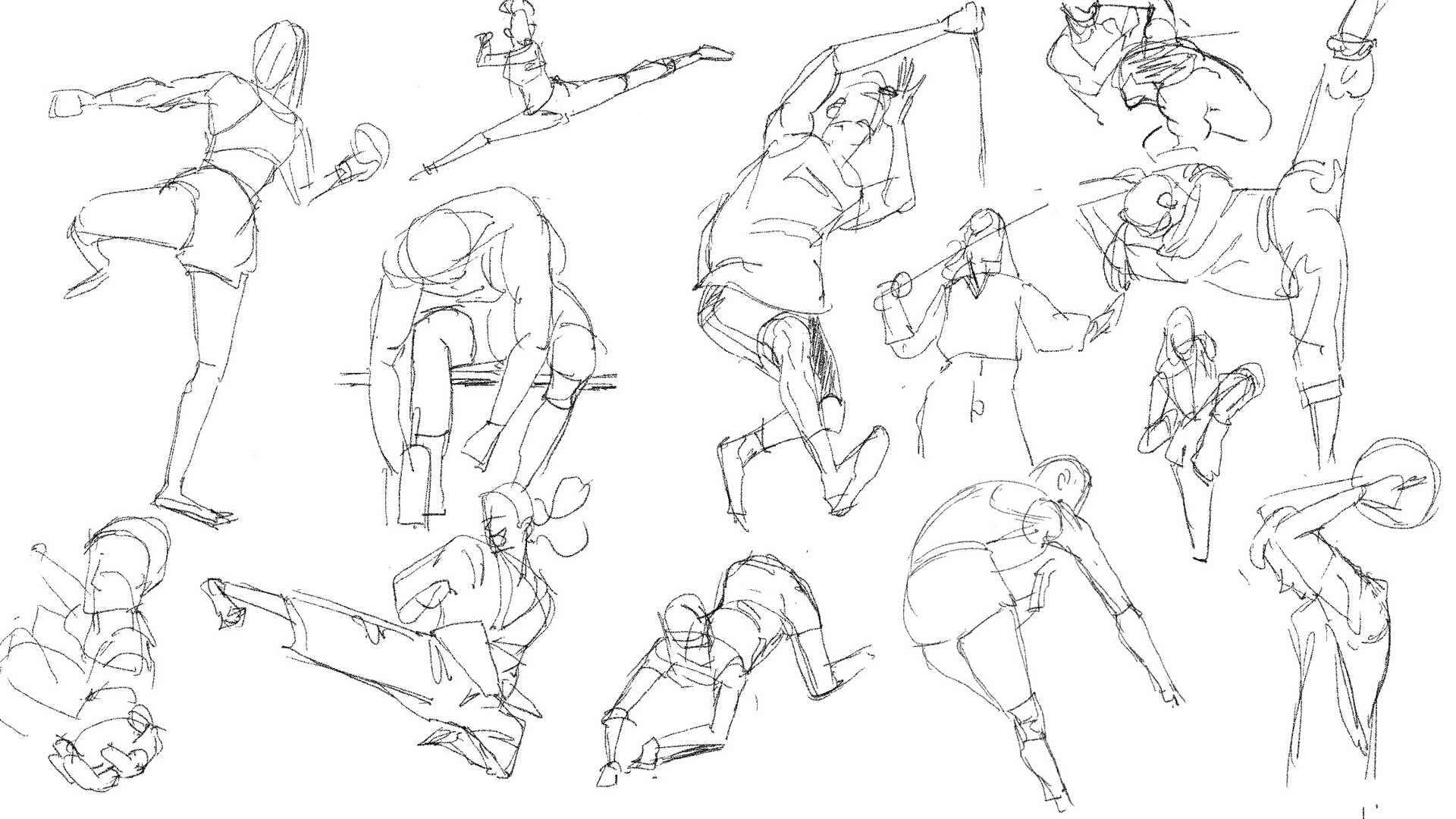 ArtStation - #drawing #movement #sketch #动态 #动势 #速写