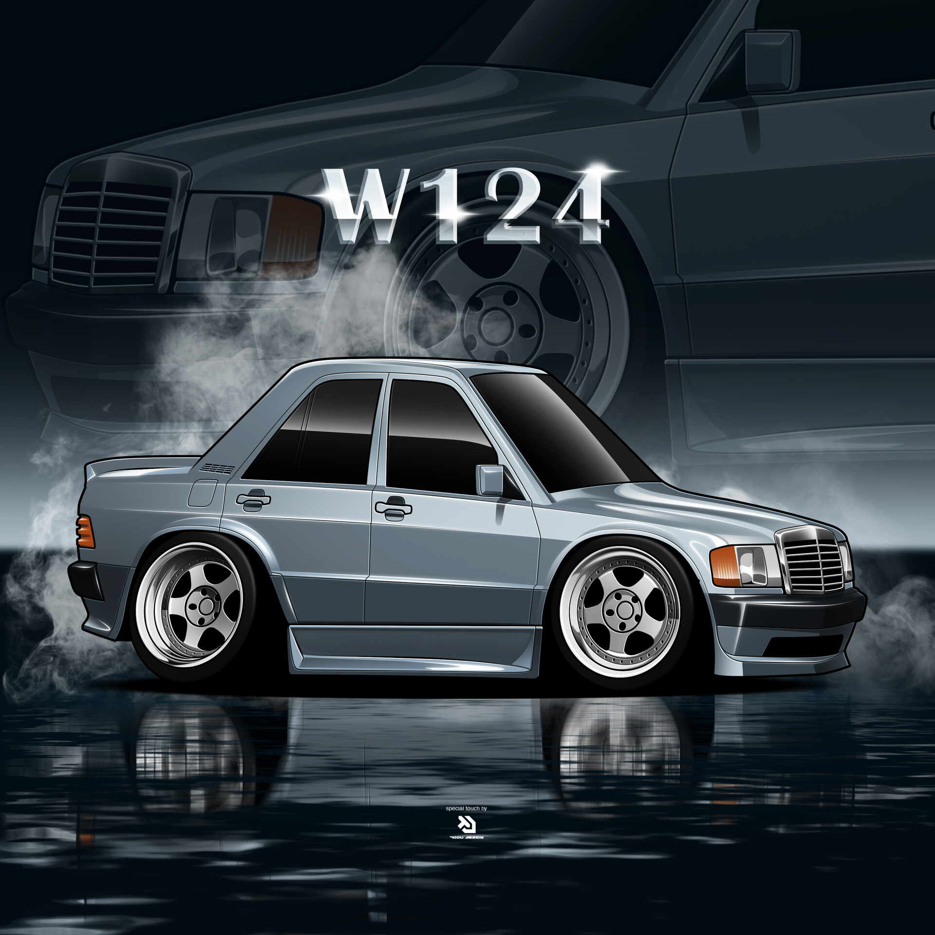 ArtStation - Baby Car W124