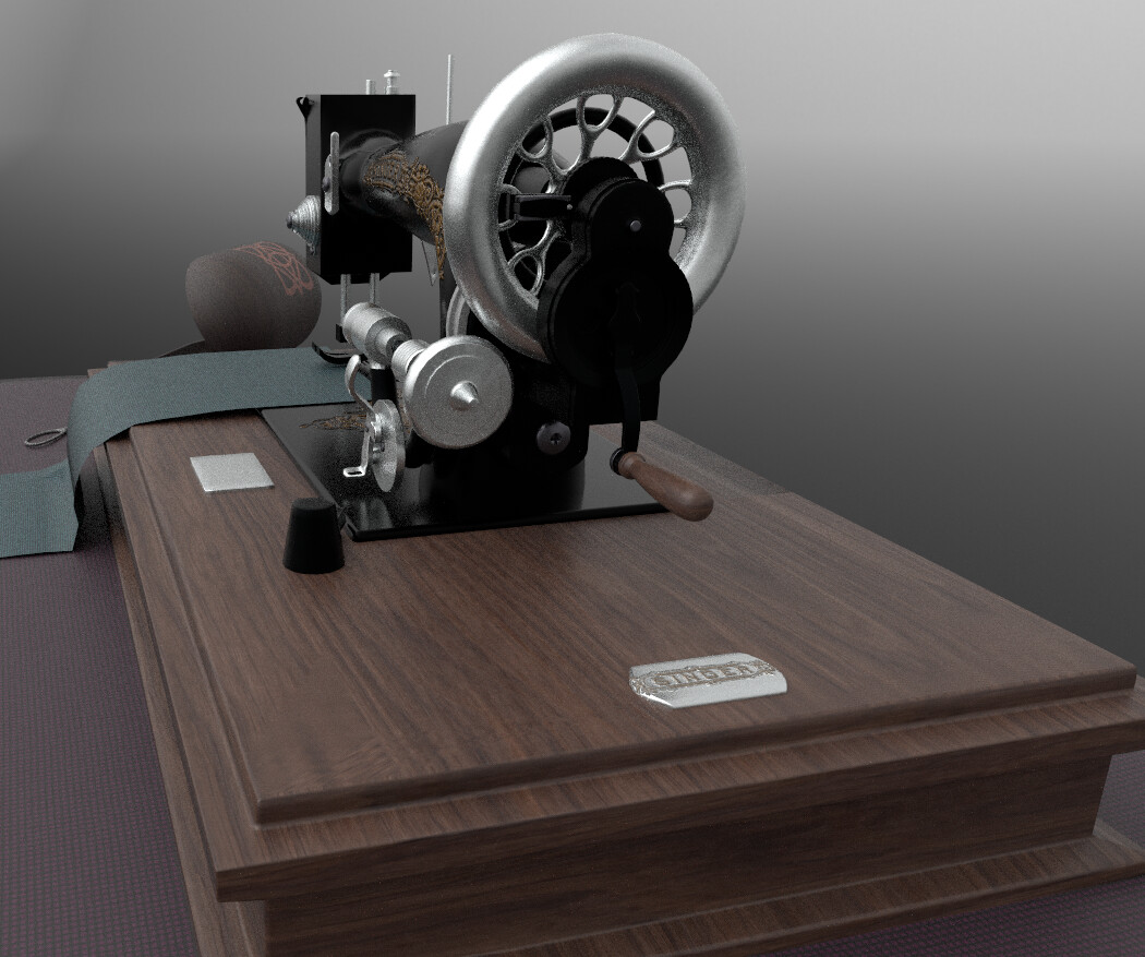 ArtStation - Sweing machine