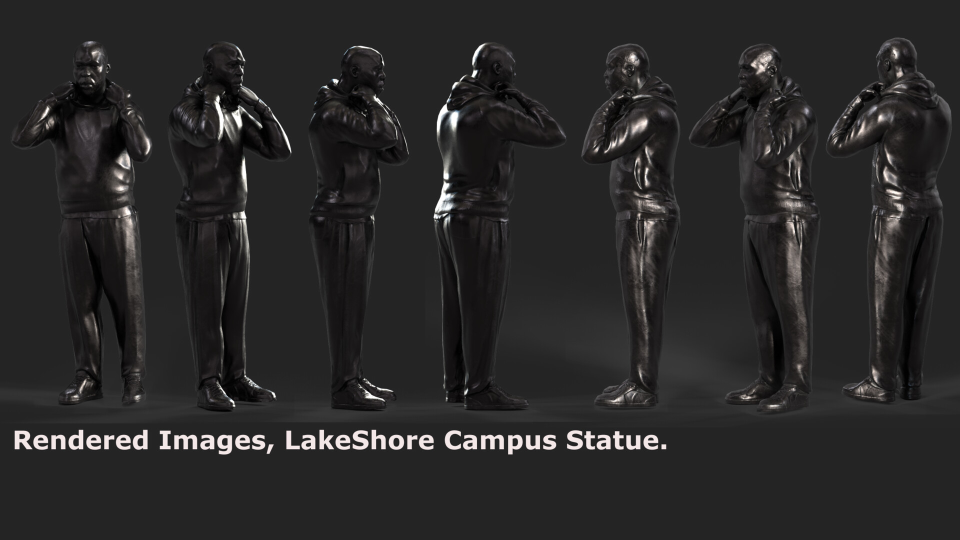 Paul JongIn Moon - Humber College LakeShore Campus Statue 3D Scan