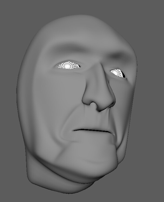 ArtStation - 3D modeled head/face