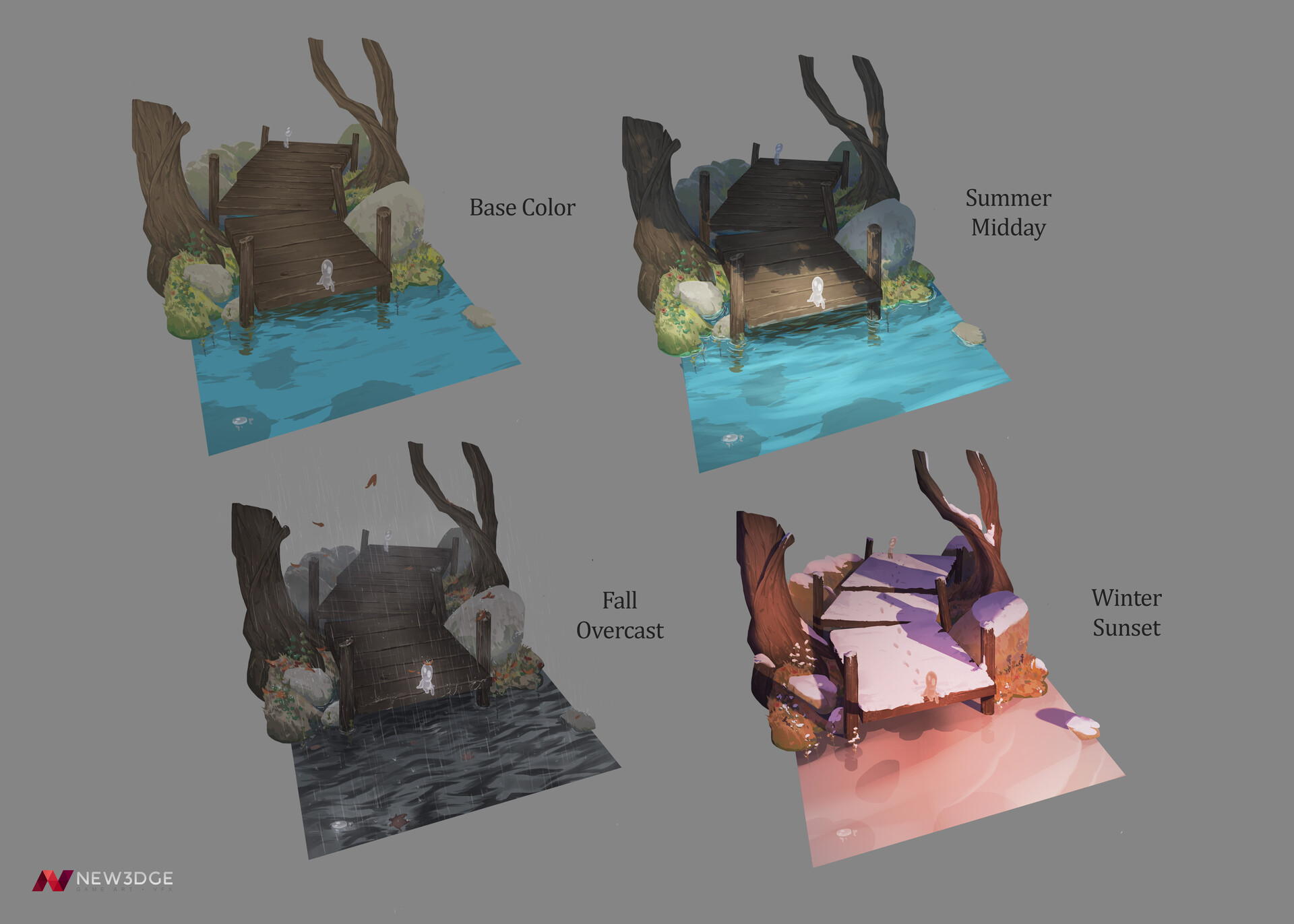 ArtStation - Seasons Diorama