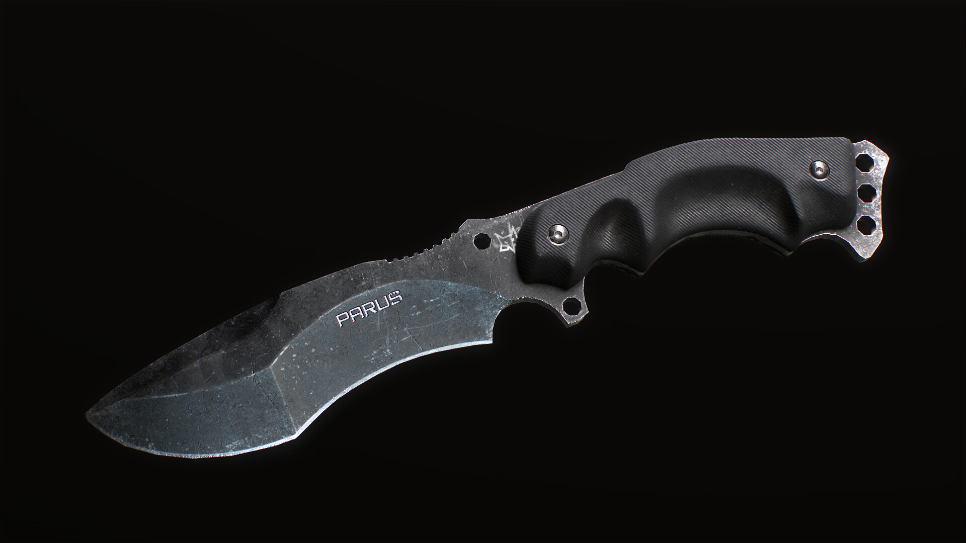 ArtStation - Old Parus survival knife.