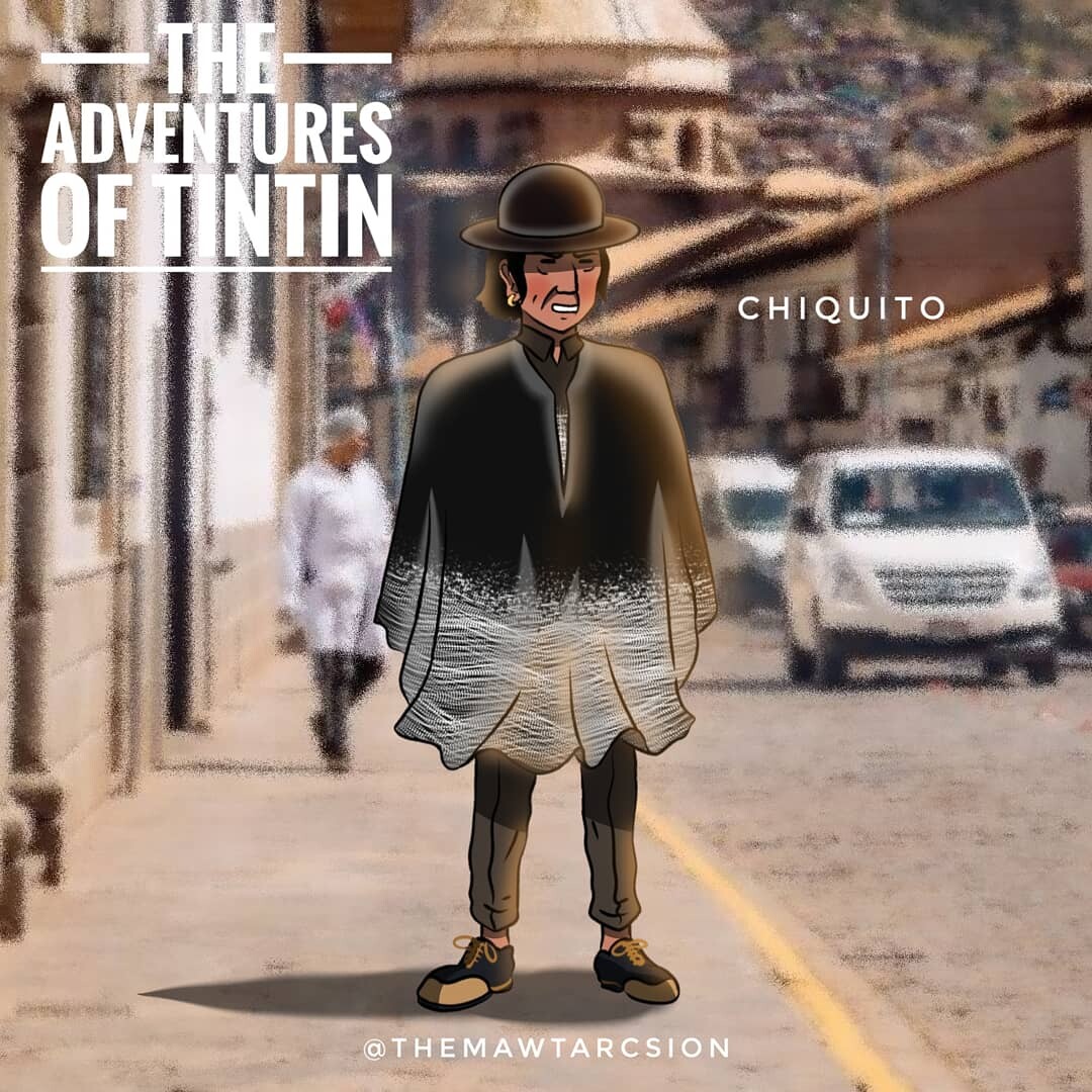 ArtStation - Hergé Modern - Chiquito alias Rupac Inca Huaco