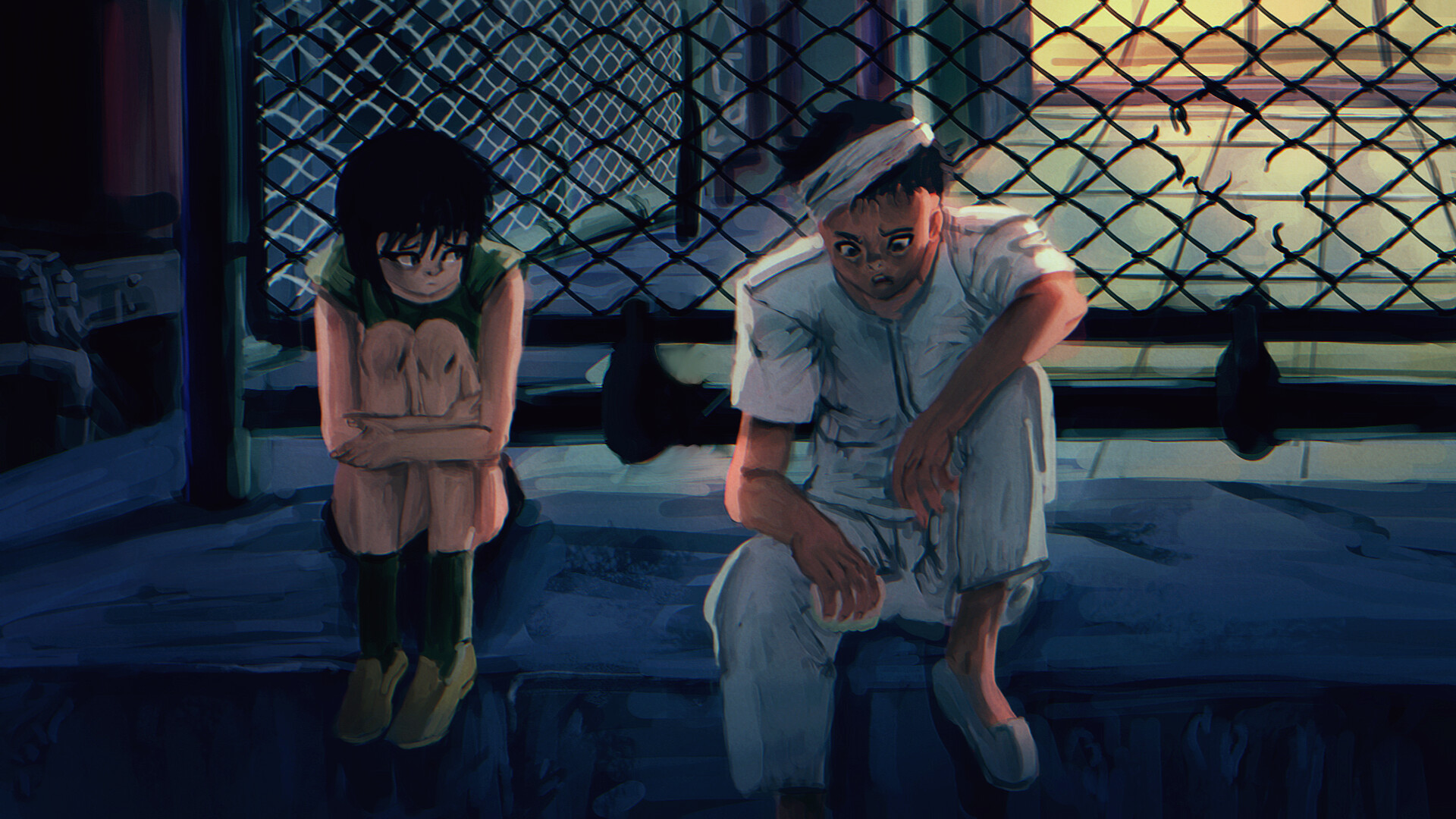 ArtStation - Repainted scene from Akira