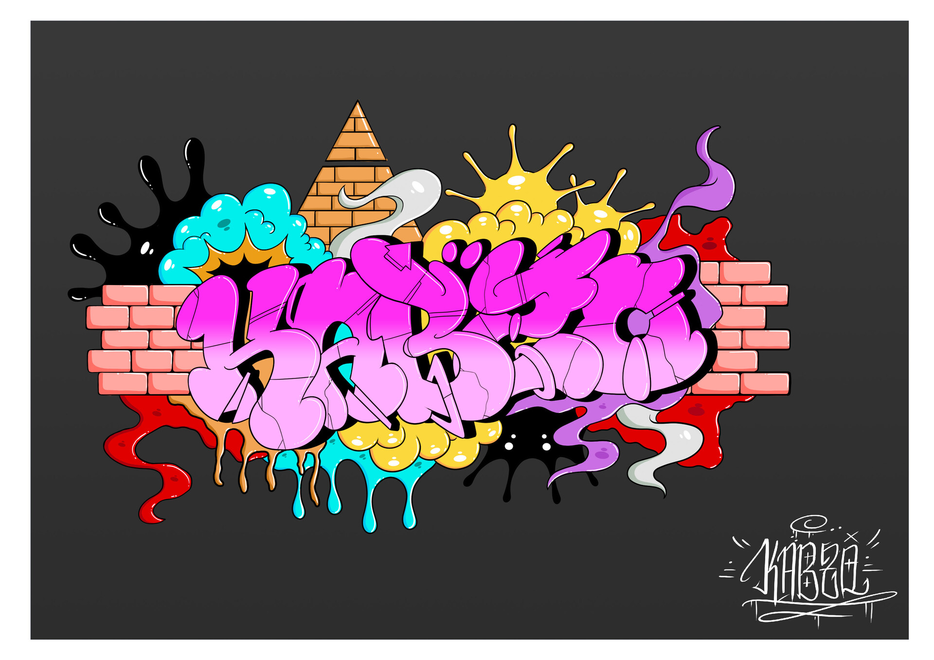 ArtStation - Graffiti letter style