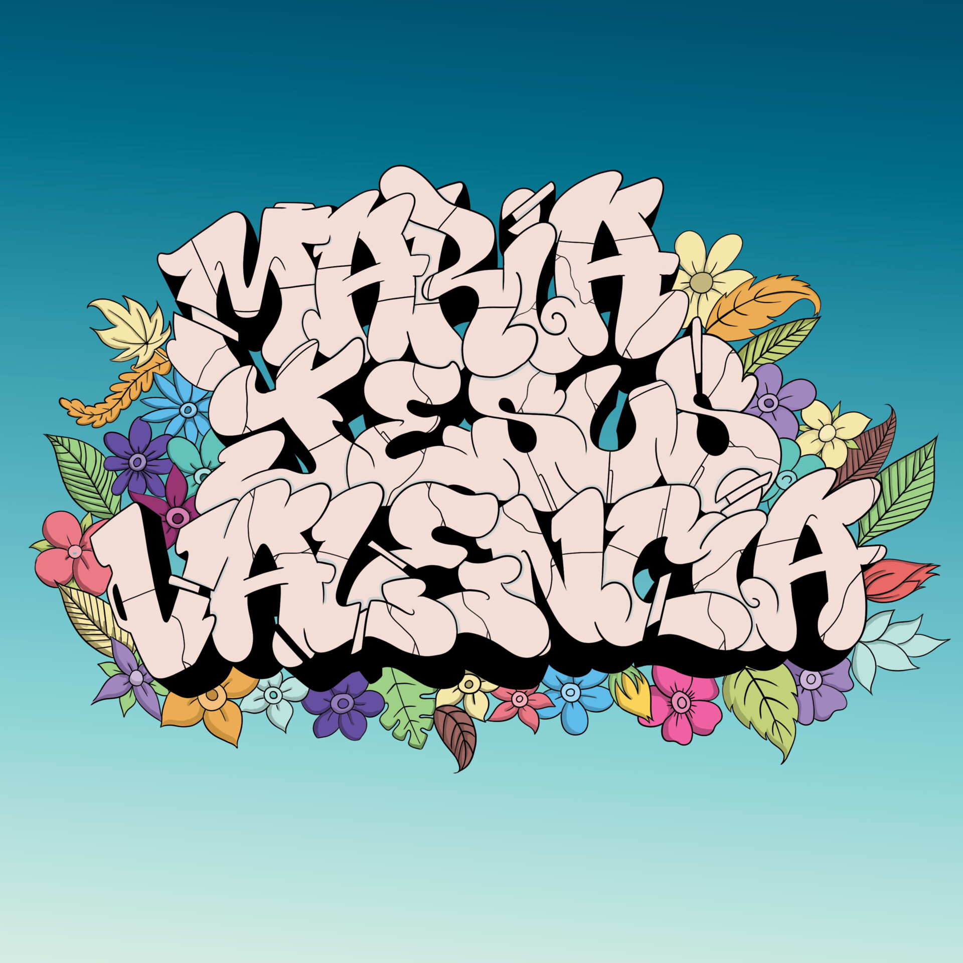 The Name Maria In Graffiti Letters