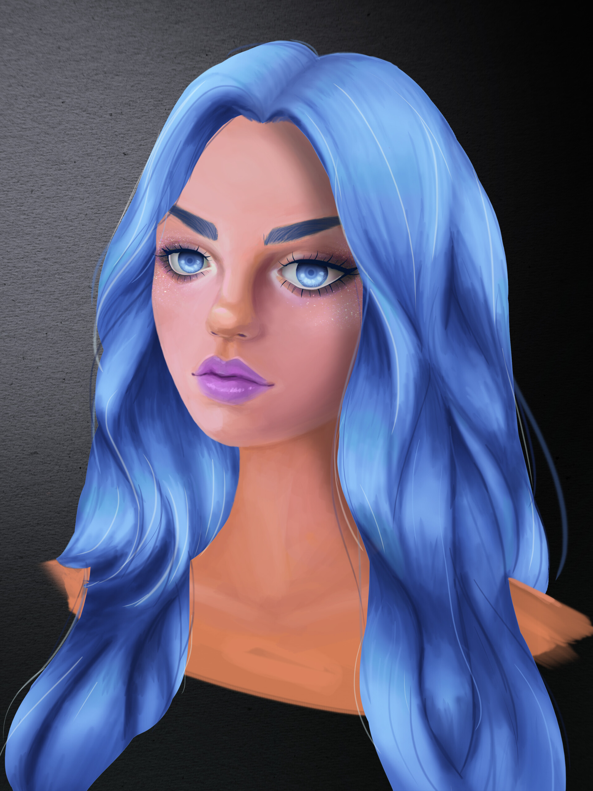 ArtStation - Blue Hair Witch